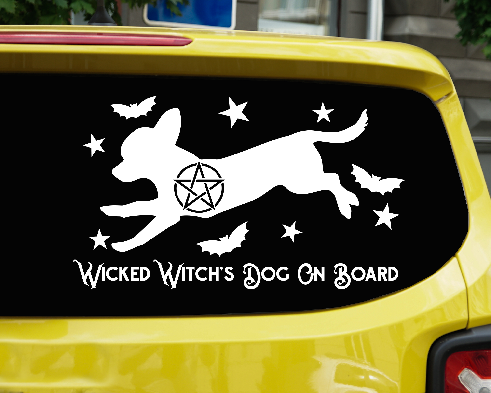 Pagan Pet Stickers | Goth Dog Lover Car Bumper Stickers – Pet Stickers ...
