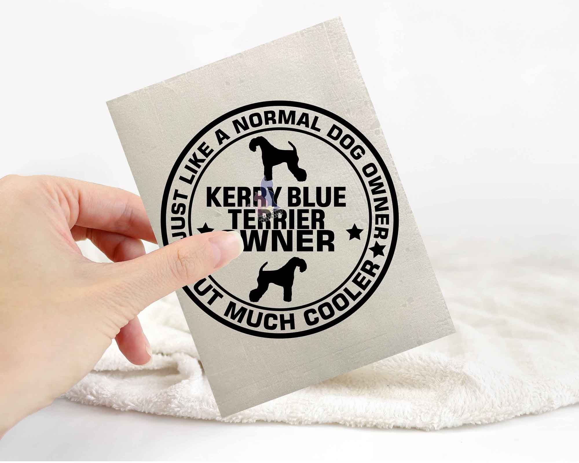 Kerry Blue Terrier Stickers | Dog Lover Car Bumper Decals – Pet ...