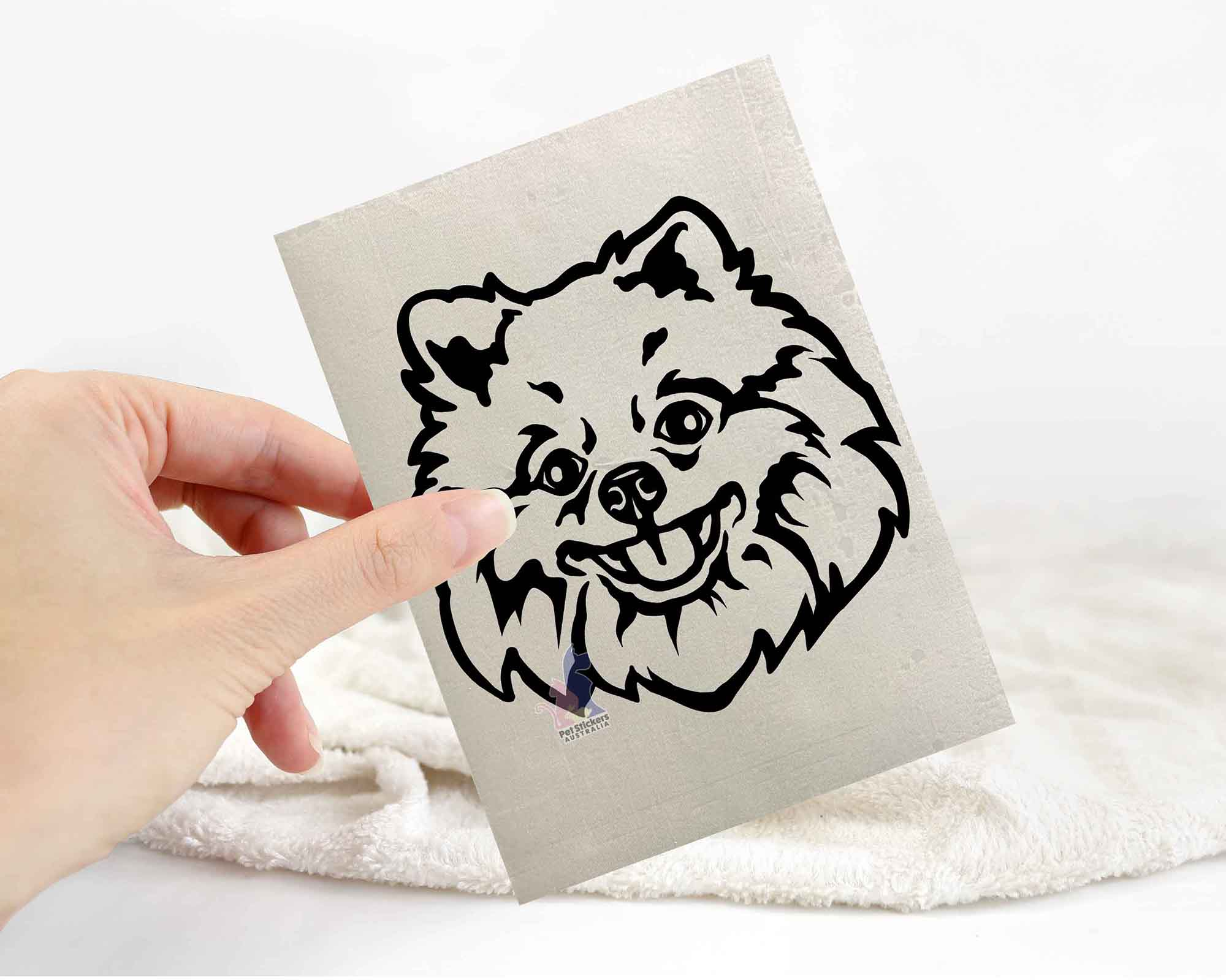 Pomeranian Stickers | Dog Stickers For Cars Australia – Pet Stickers ...
