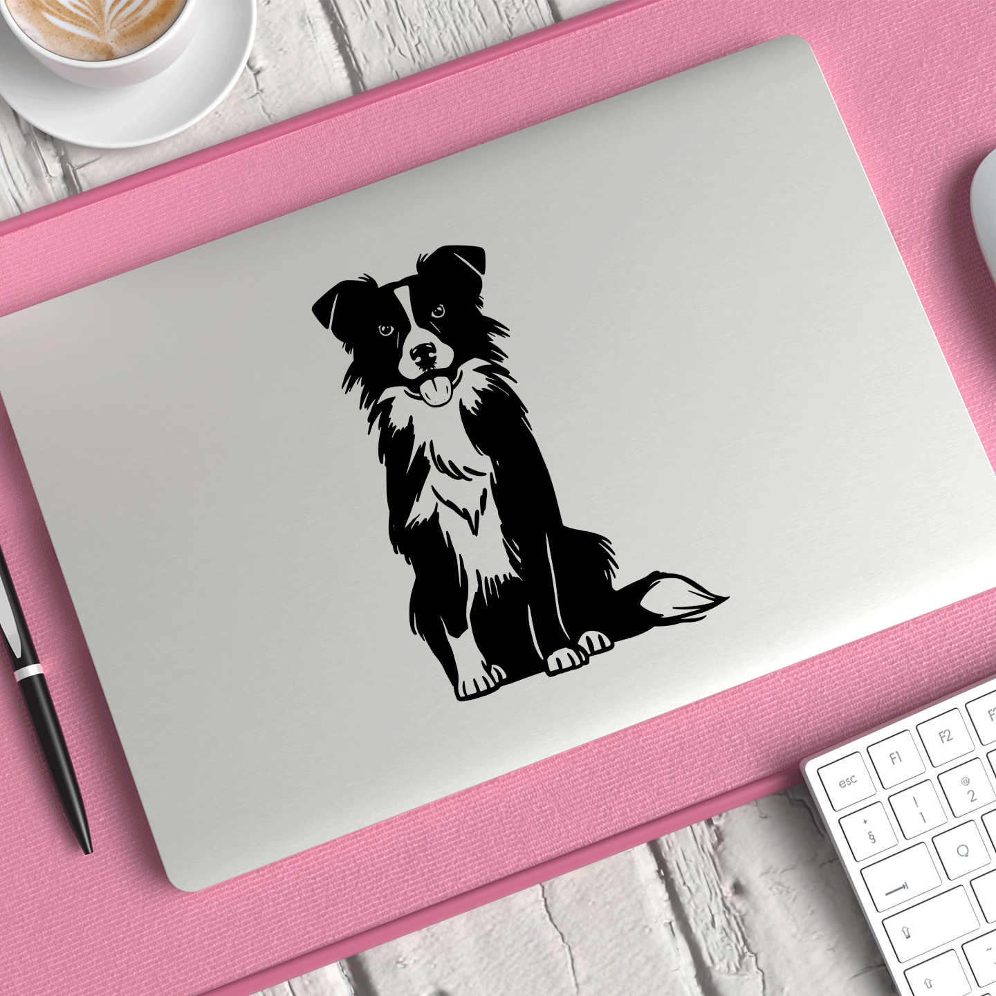 Border Collie Custom Dog Sticker | Dog Decals Australia – Pet Stickers ...