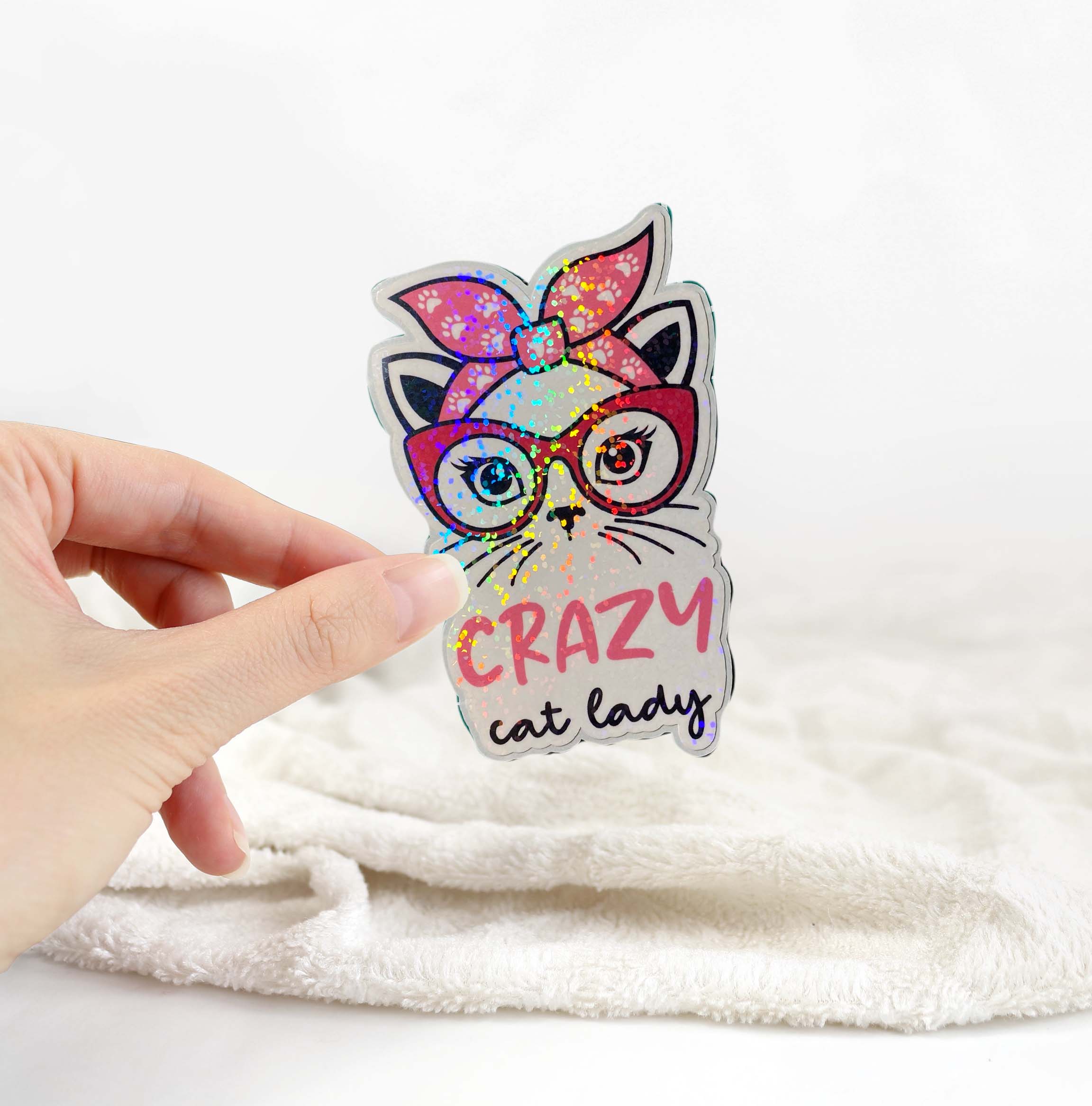 Crazy Cat Lady Sticker | Laptop Phone Stickers Australia – Pet Stickers ...