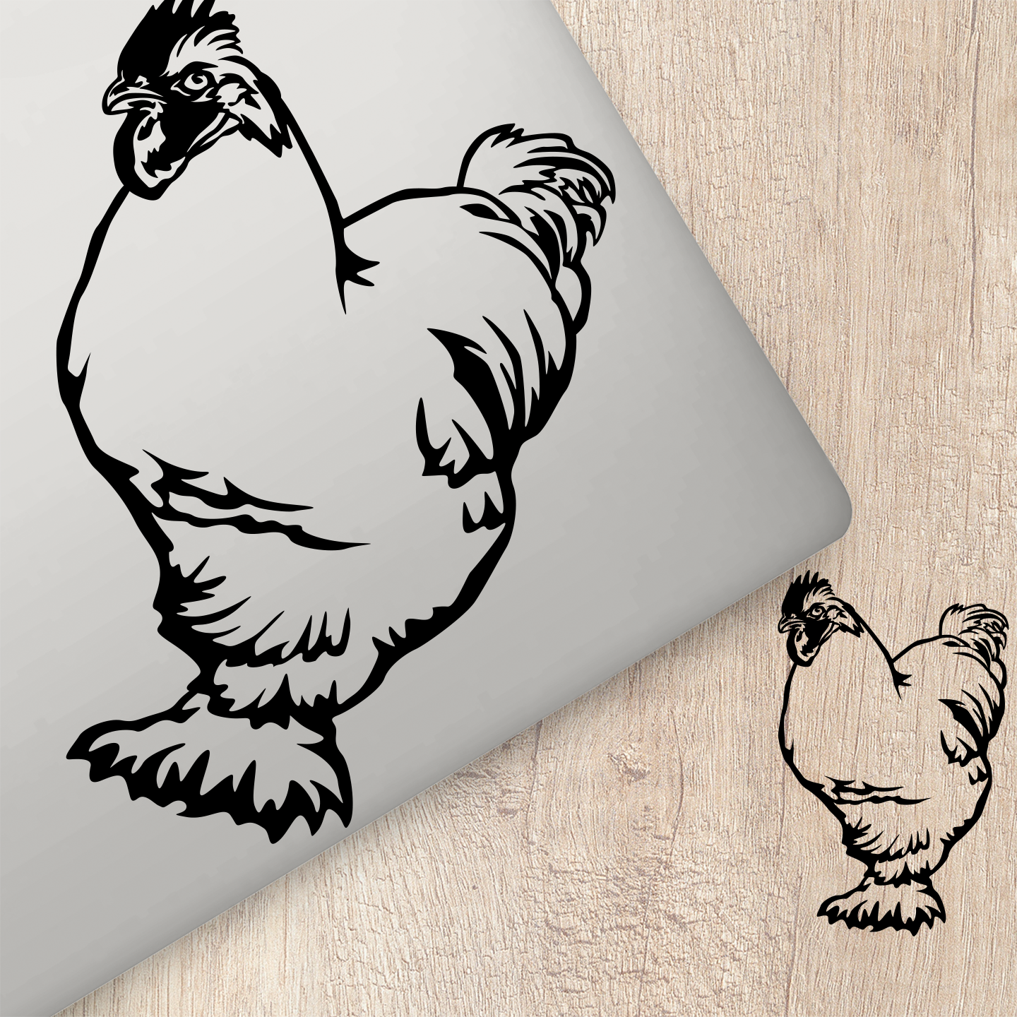 Cochin Chicken Sticker | Bird Stickers For Cars Australia – Pet ...