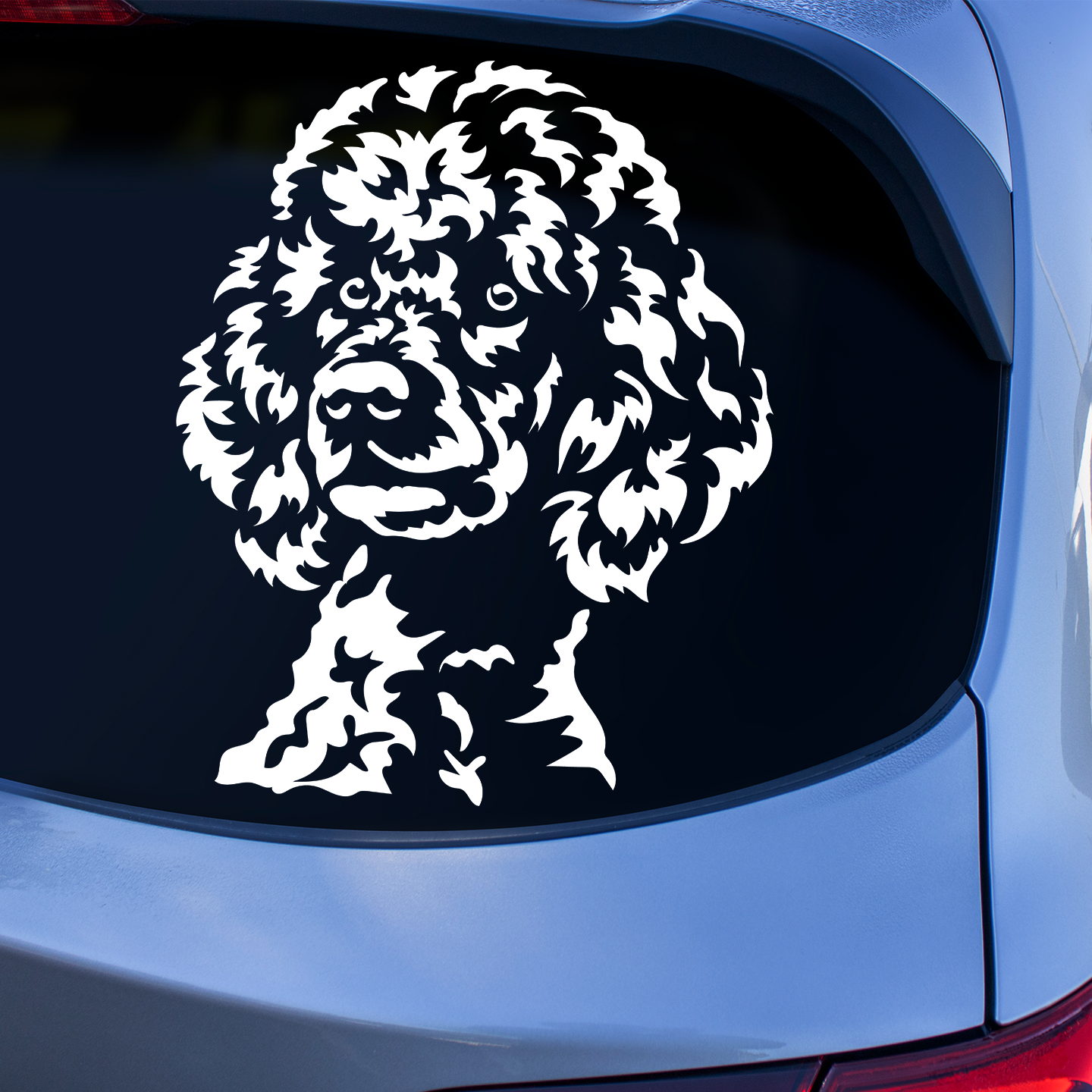 Standard Poodle Sticker | Dog Owner Decals Cars Australia – Pet ...
