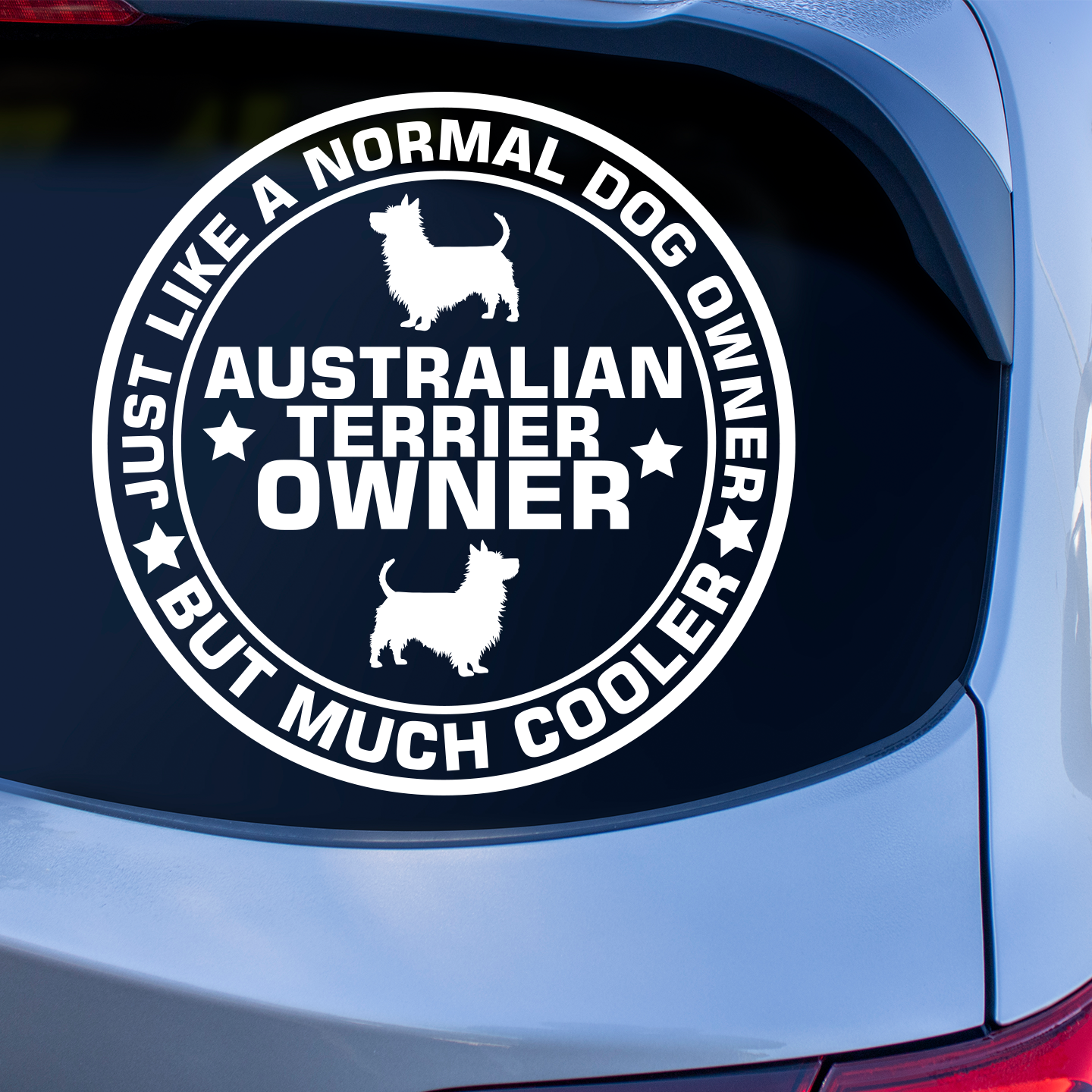 Australian Terrier Owner Sticker | Dog Stickers Cars Australia – Pet ...