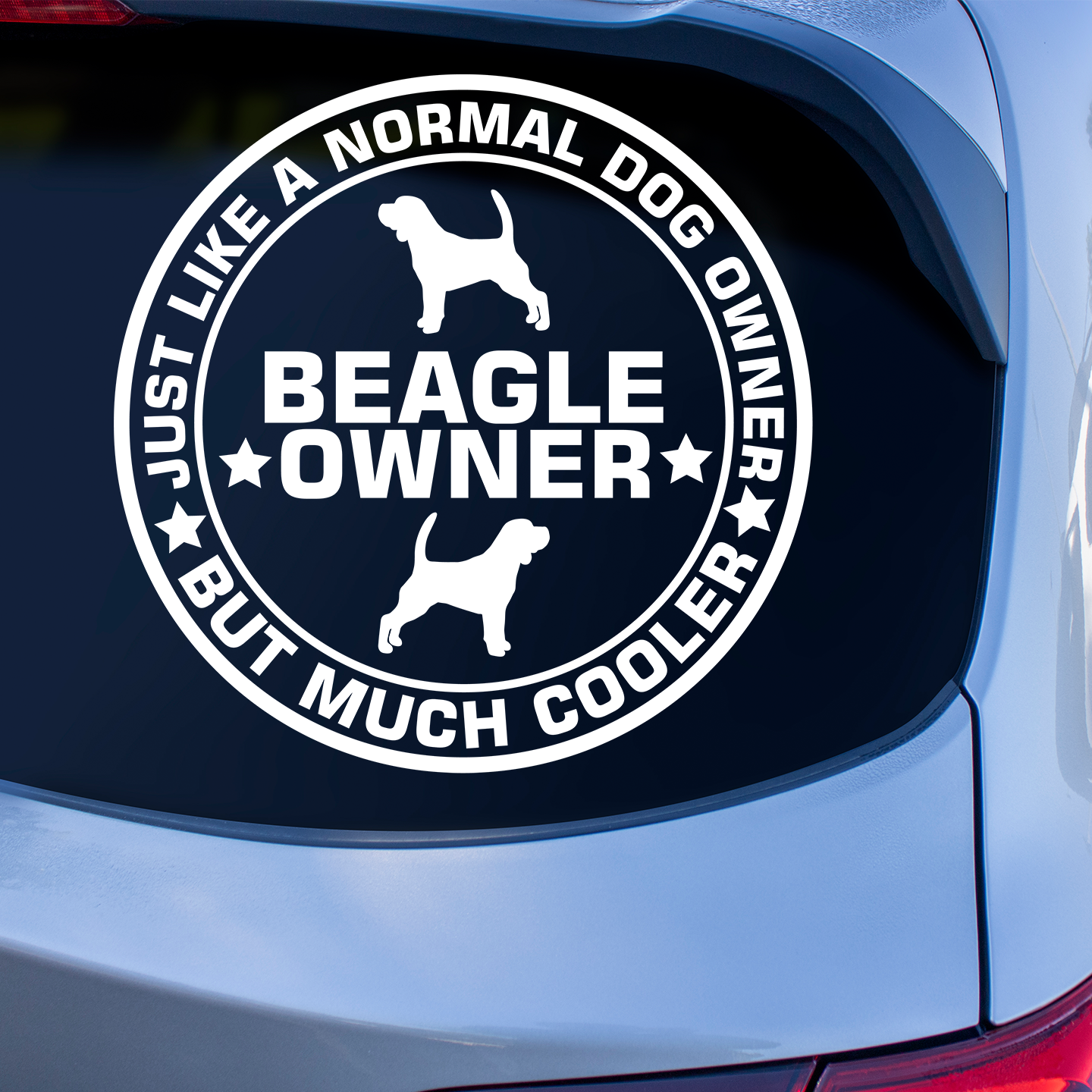 Beagle Owner Sticker | Dog Stickers For Cars Australia – Pet Stickers ...