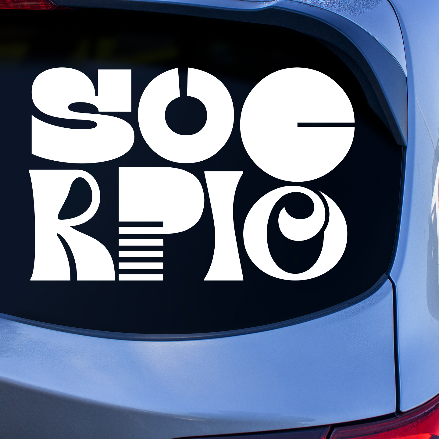 Scorpio Retro Sticker | Astrology Stickers For Cars Australia – Pet ...
