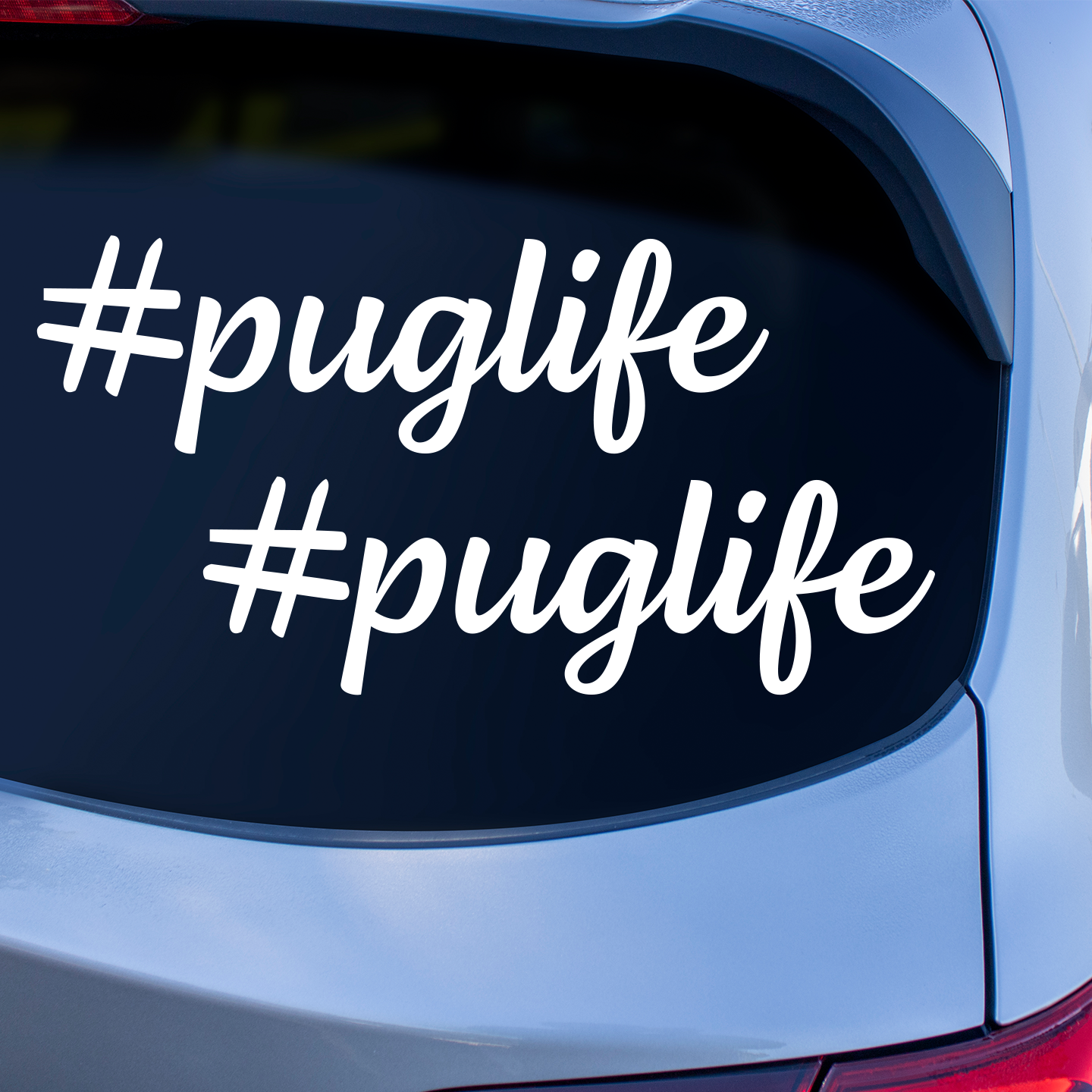 Pug Life Sticker #kelpielife | Dog Stickers For Cars Australia – Pet ...