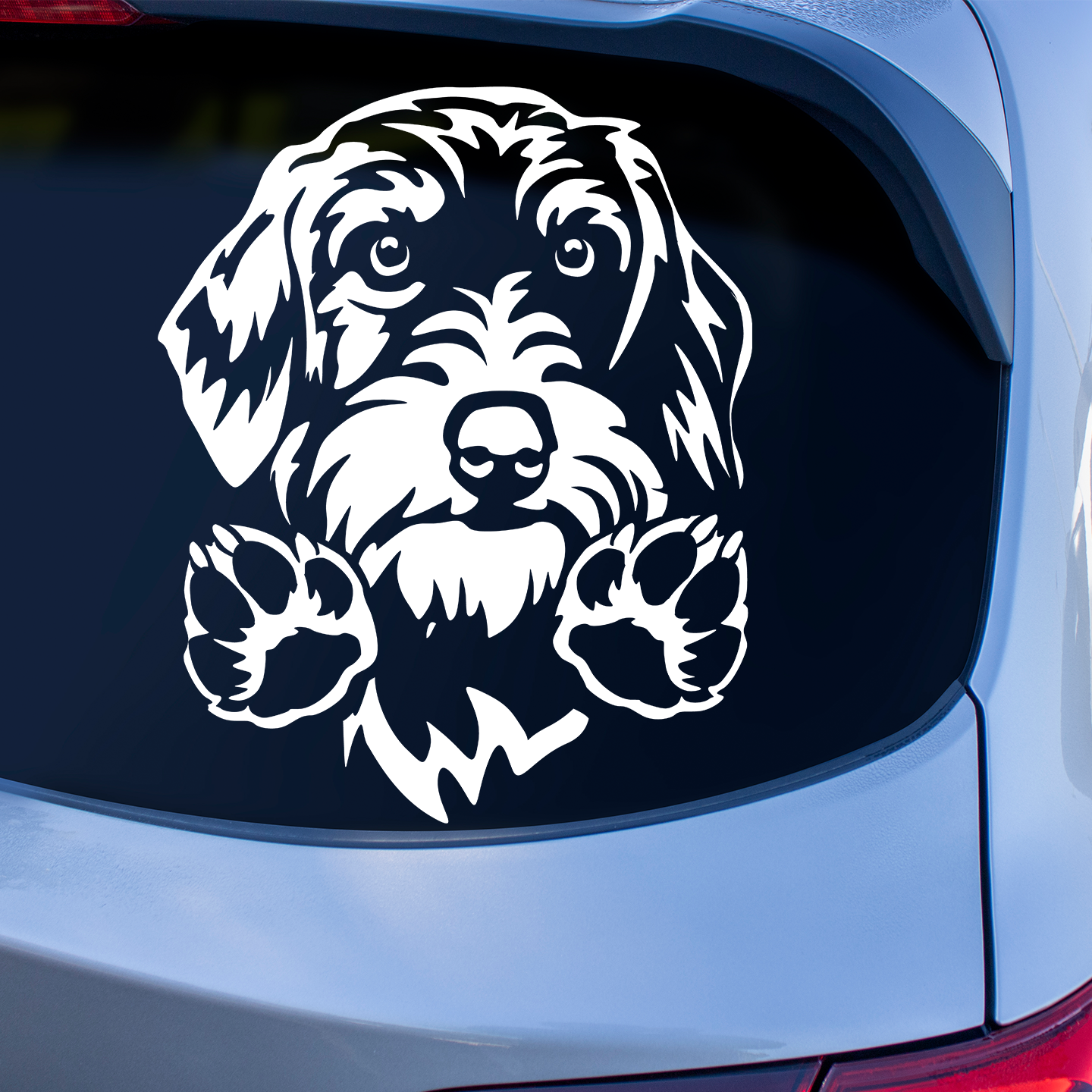 Dachshund Peeping Sticker | Dog Stickers For Cars Australia – Pet ...