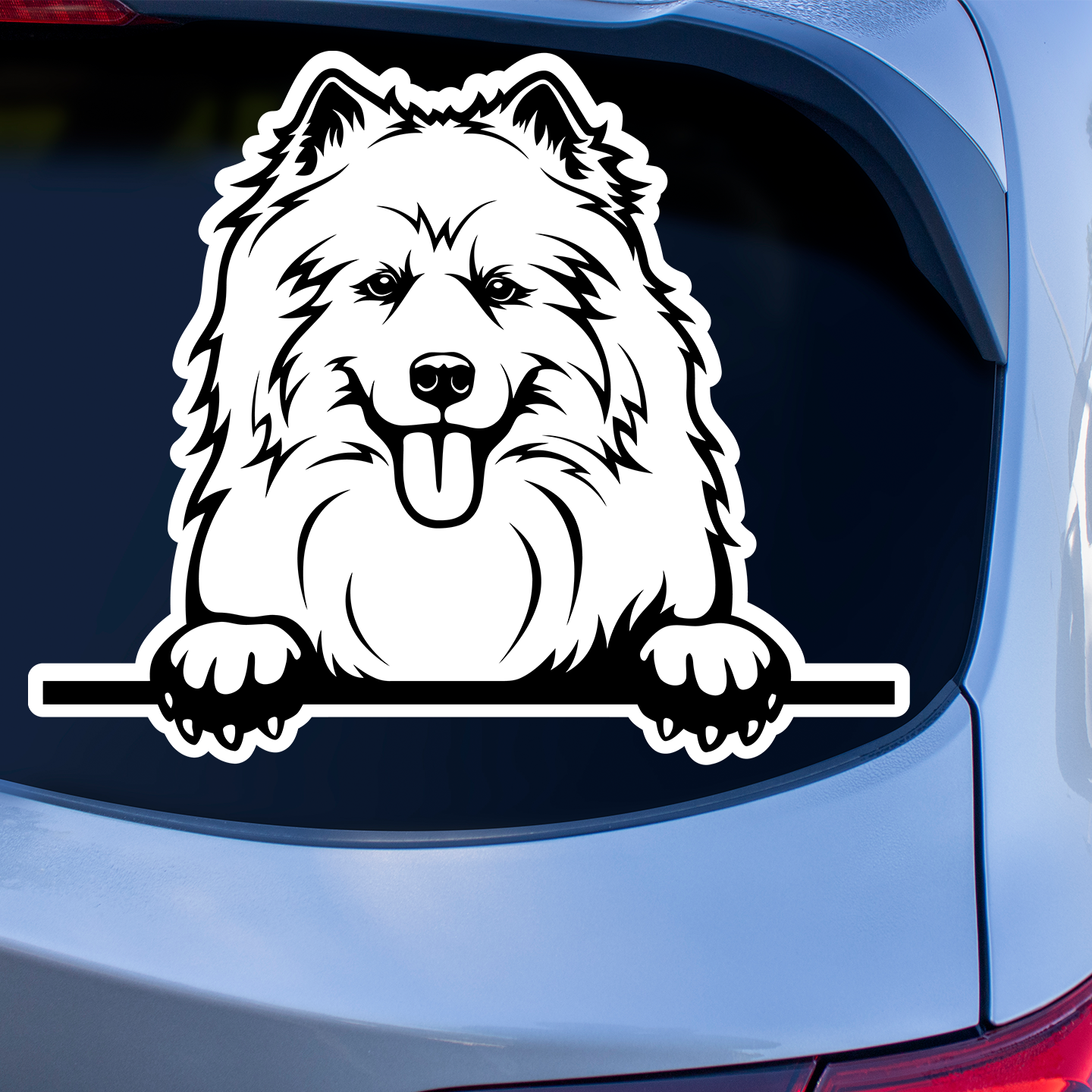 Samoyed Sticker | Dog Stickers For Car Windows Australia – Pet Stickers ...
