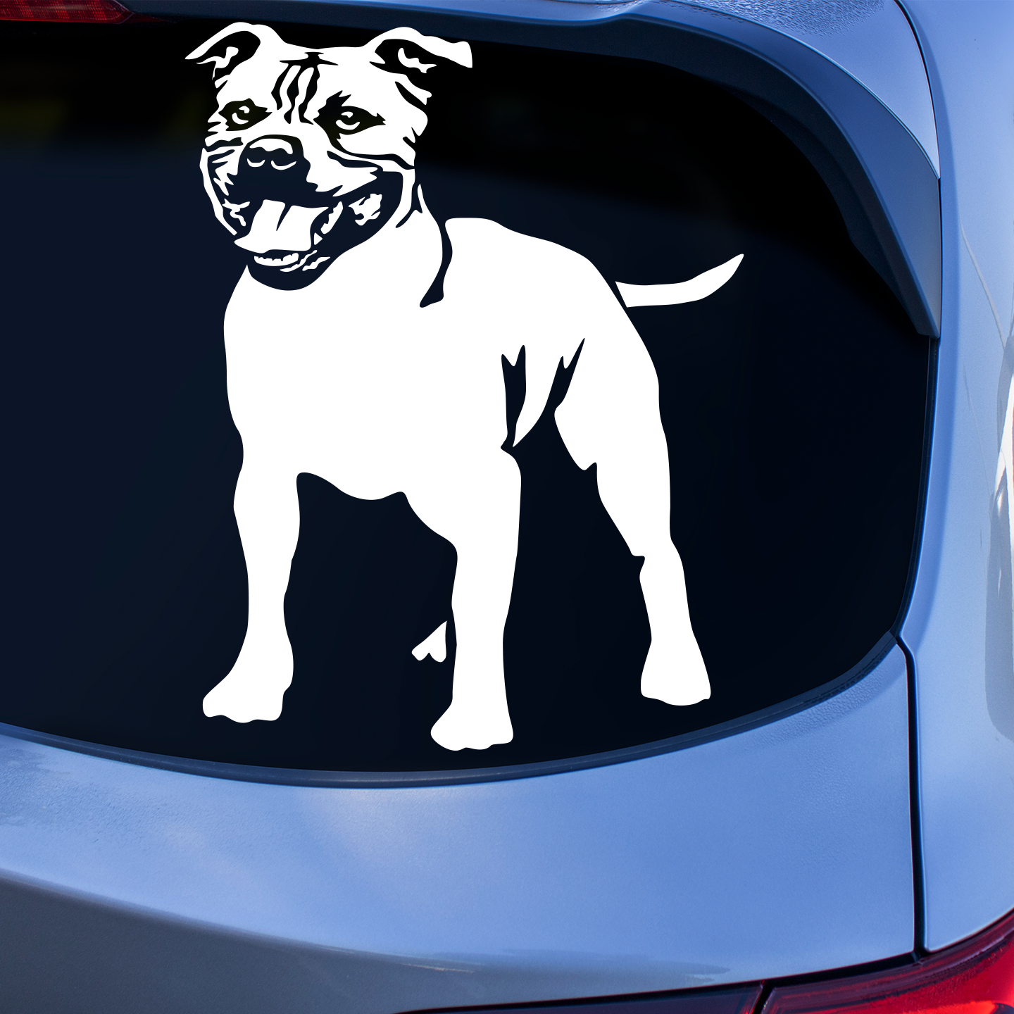 Staffordshire Bull Terrier Sticker | Dog Stickers For Cars Australia ...