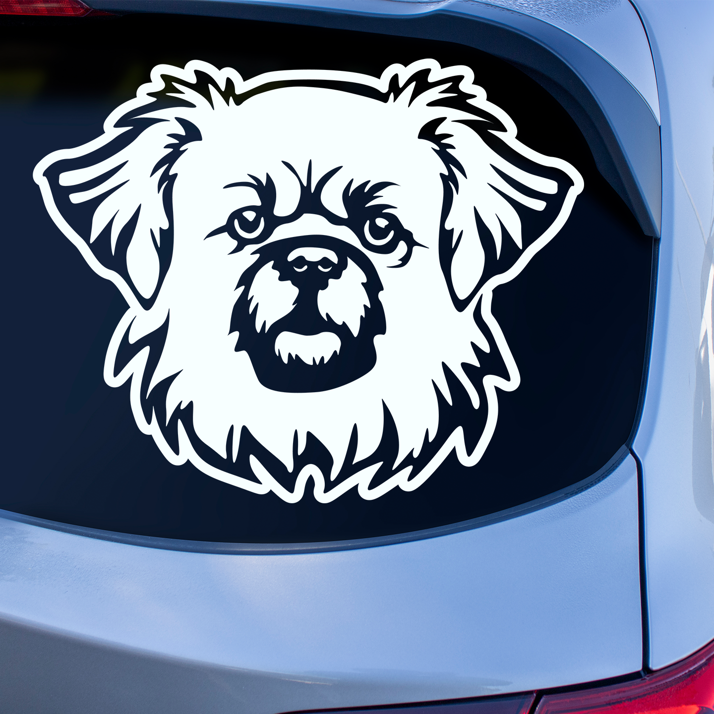 Tibetan Spaniel Sticker | Dog Stickers For Cars Australia – Pet ...