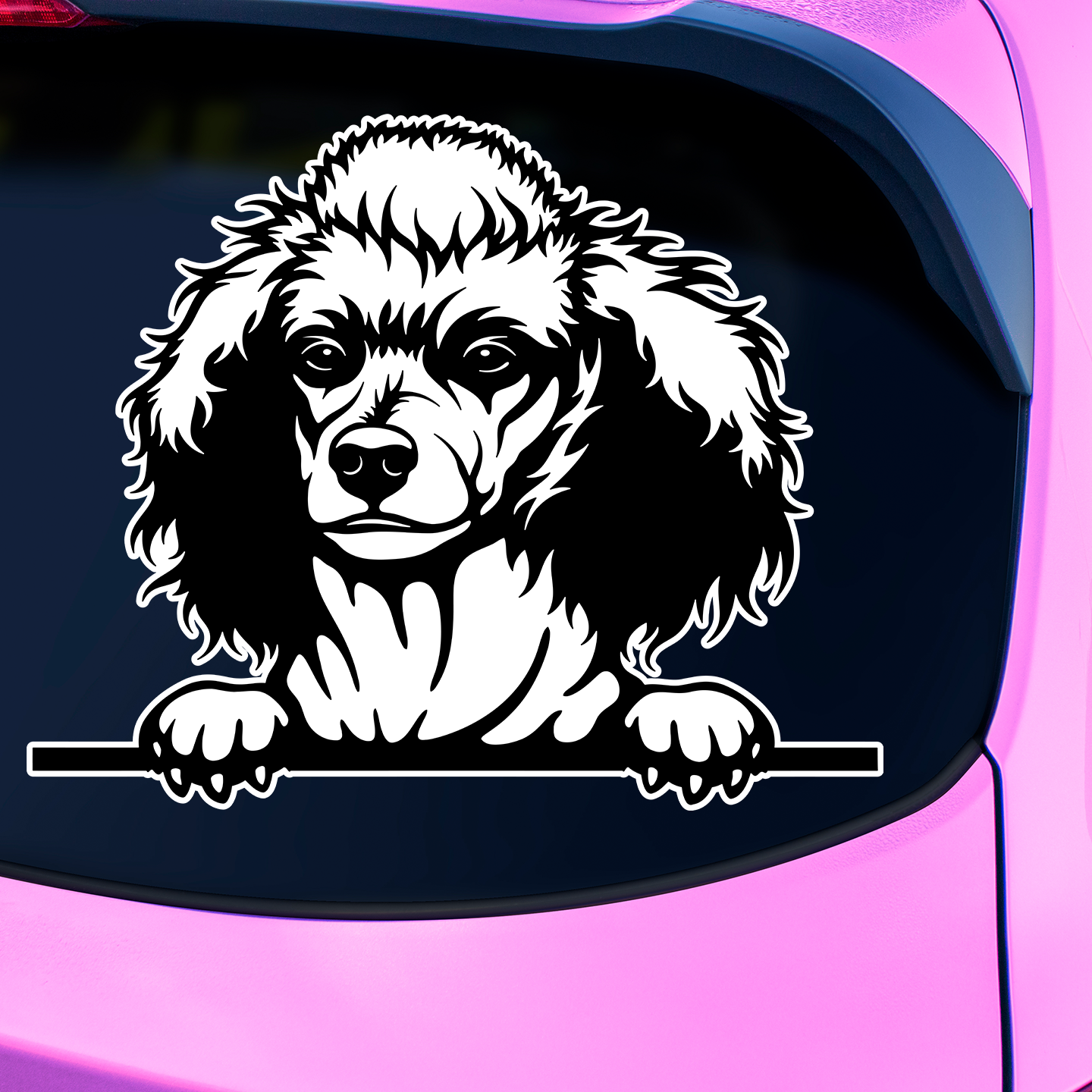 Poodle Sticker | Dog Stickers For Cars Australia – Pet Stickers Australia