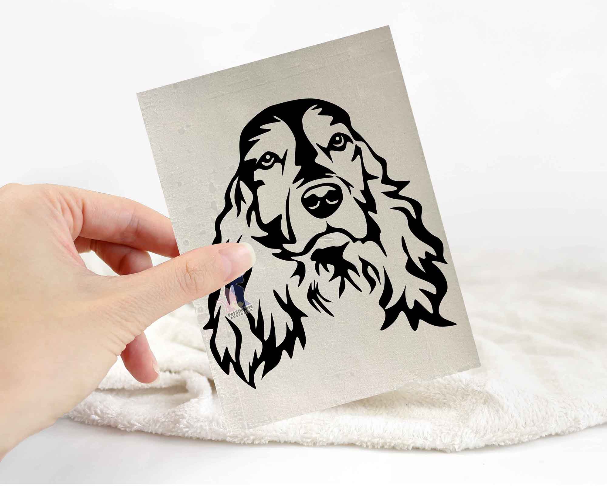 Cocker Spaniel Sticker | Dog Lover Car Bumper Stickers – Pet Stickers ...