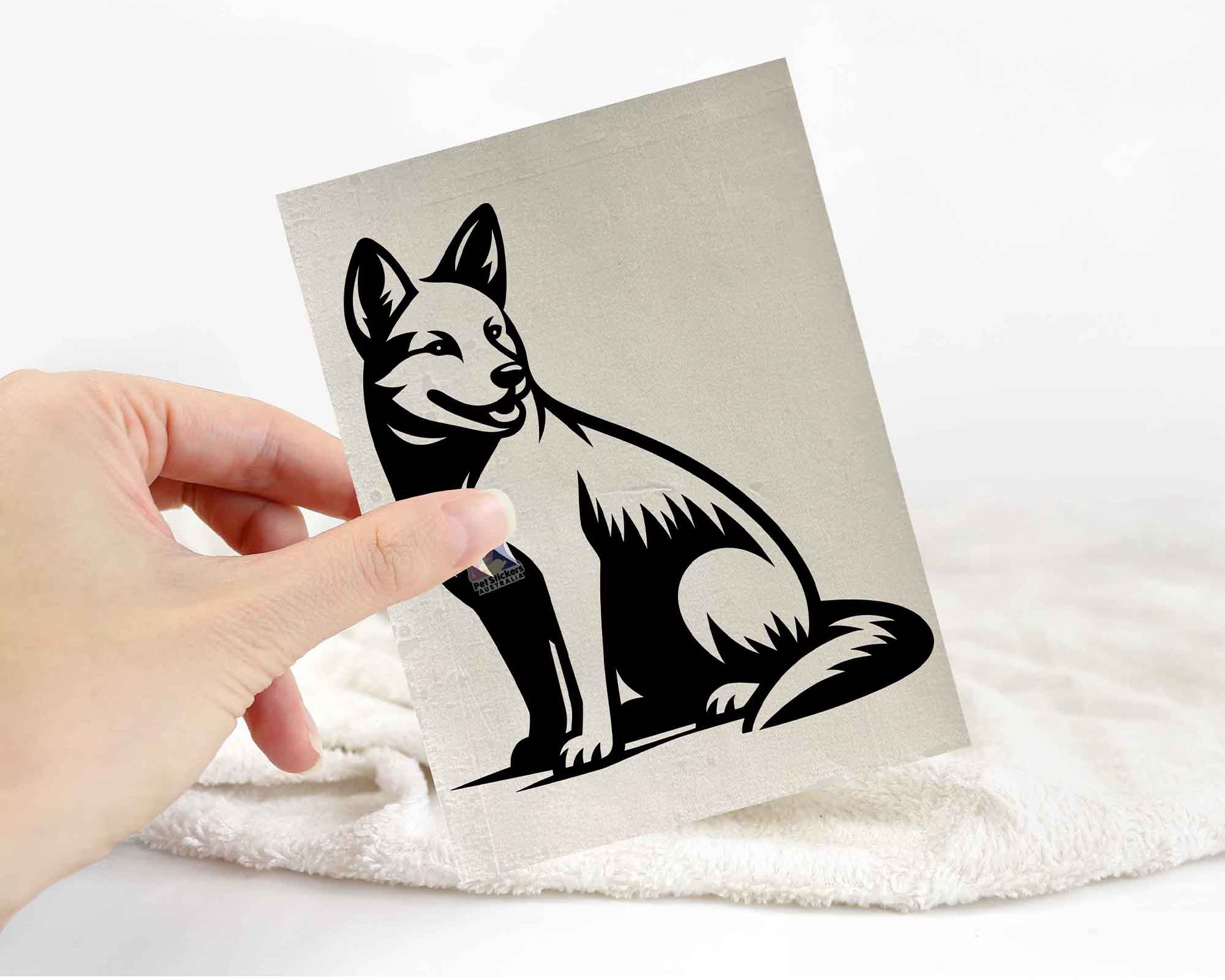 Dingo Silhouette Stickers | Native Australian Dog Decals – Pet Stickers ...