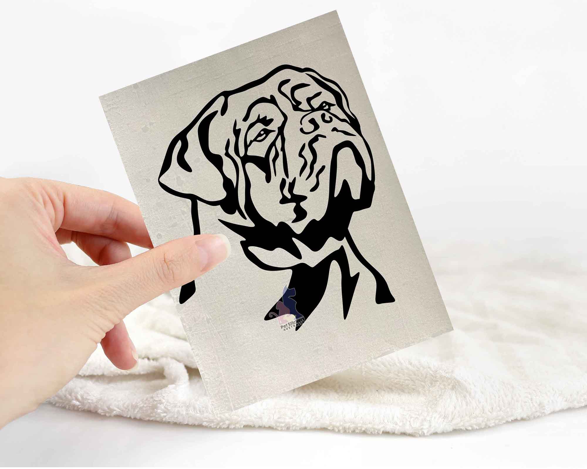 Dogue de Bordeaux Sticker | Dog Stickers For Cars Australia – Pet ...
