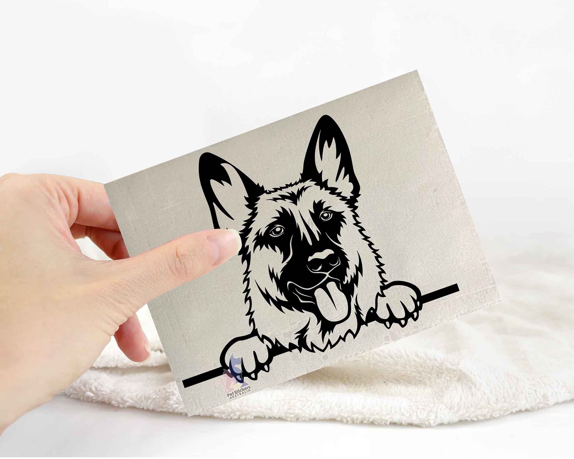 German Shepherd Sticker | Dog Stickers For Cars Australia – Pet ...