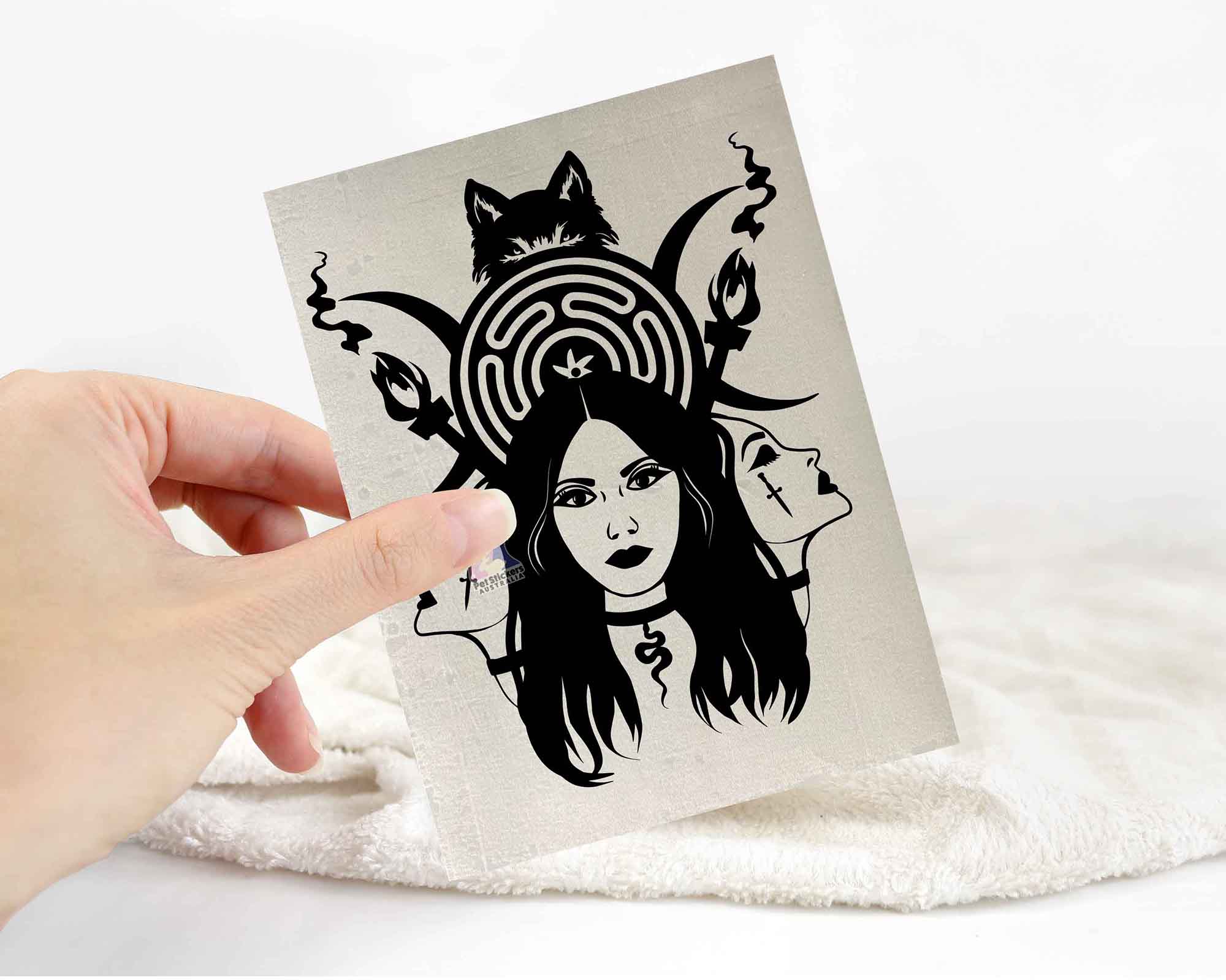 Hecate Sticker | Pagan Goddess Stickers Australia – Pet Stickers Australia