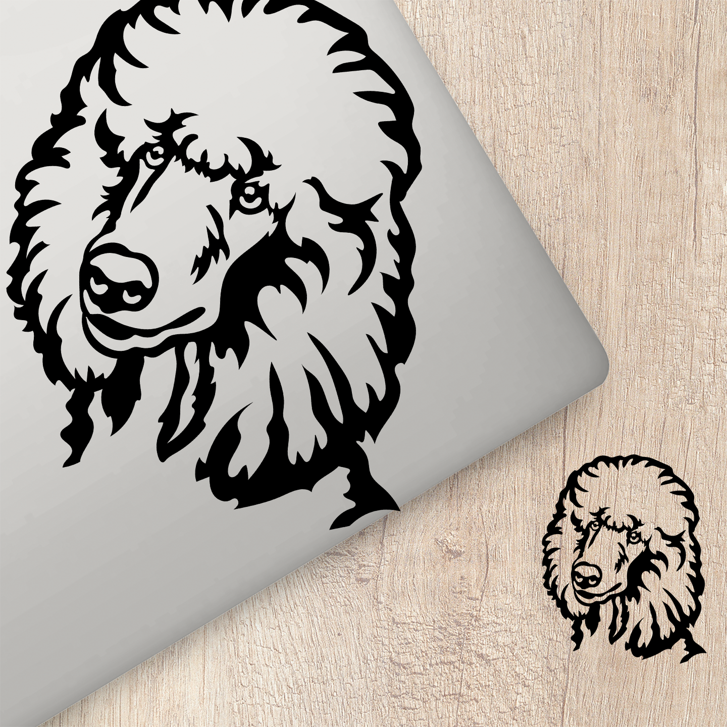 Standard Poodle Sticker | Dog Owner Decals Cars Australia – Pet ...