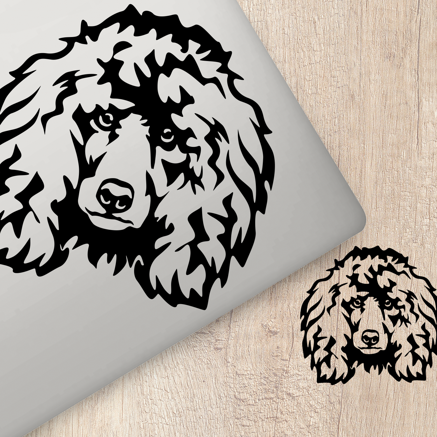 Poodle Sticker | Dog Owner Decals For Cars Australia – Pet Stickers ...