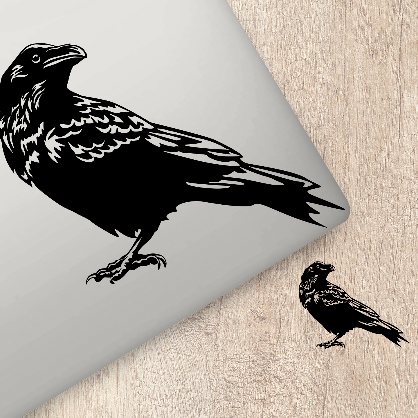 Black Raven Sticker | Pagan Stickers For Cars Australia – Pet Stickers ...