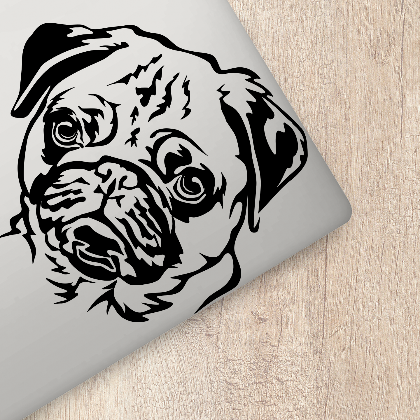 Pug Sticker | Dog Stickers For Cars Australia – Pet Stickers Australia
