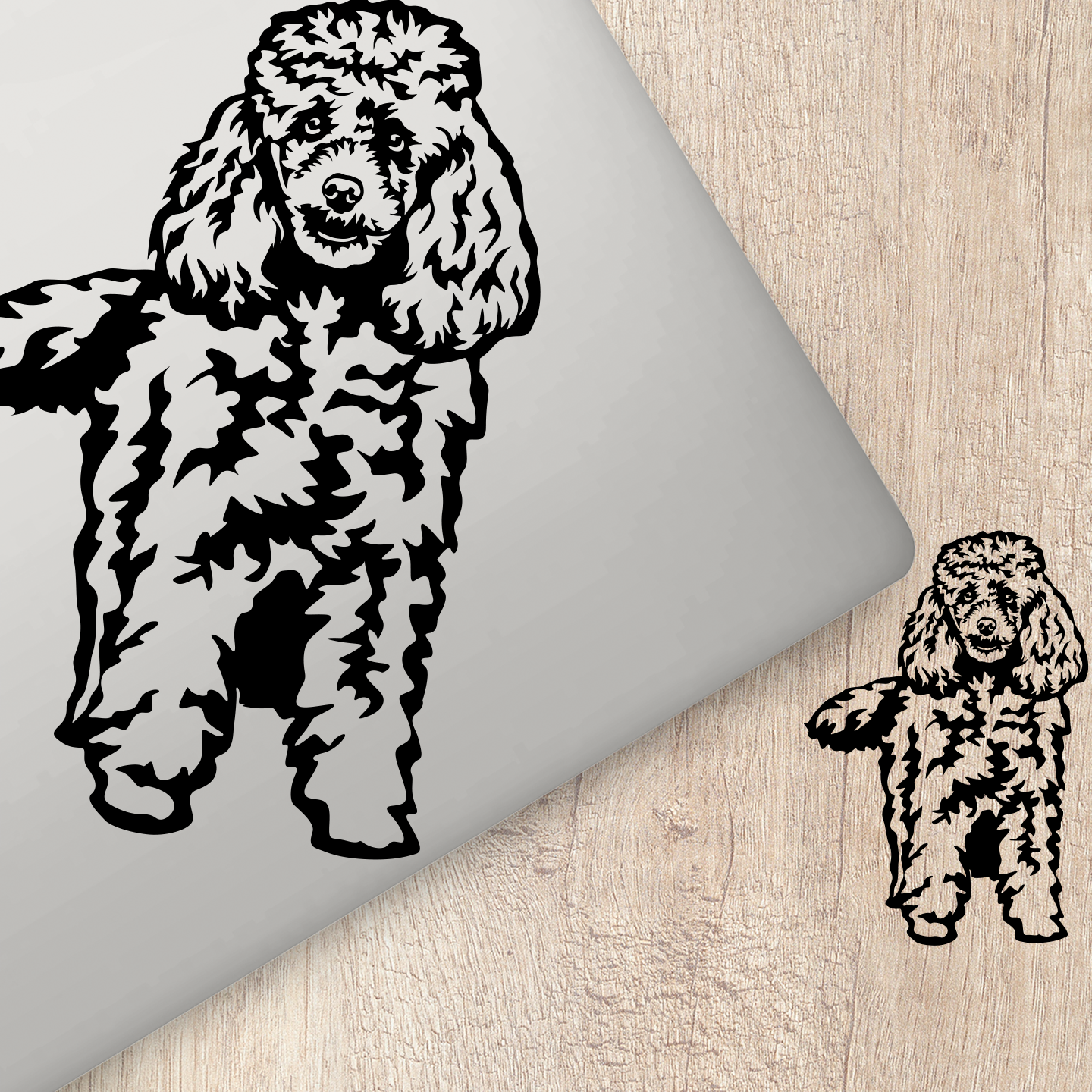 Poodle Sticker | Dog Owner Decals For Cars Australia – Pet Stickers ...