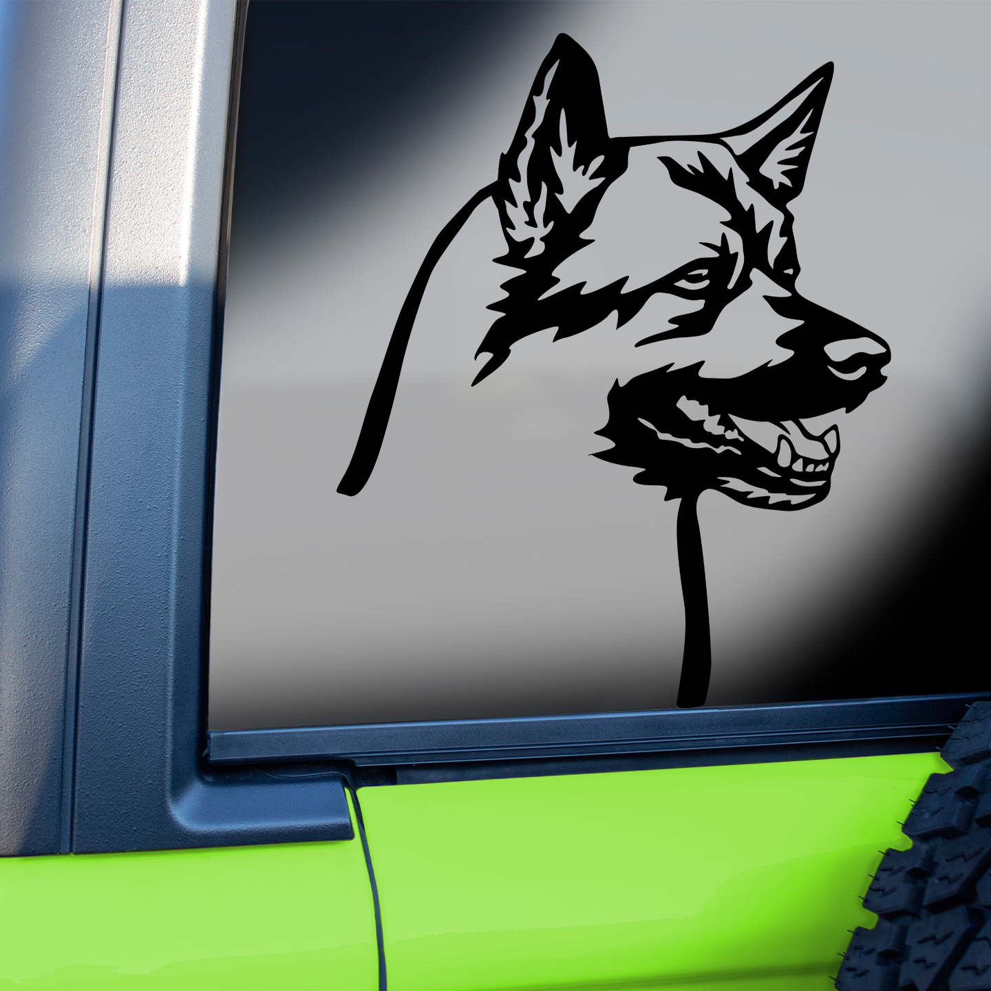 Norwegian Elkhound Sticker | Dog Stickers For cars – Pet Stickers Australia