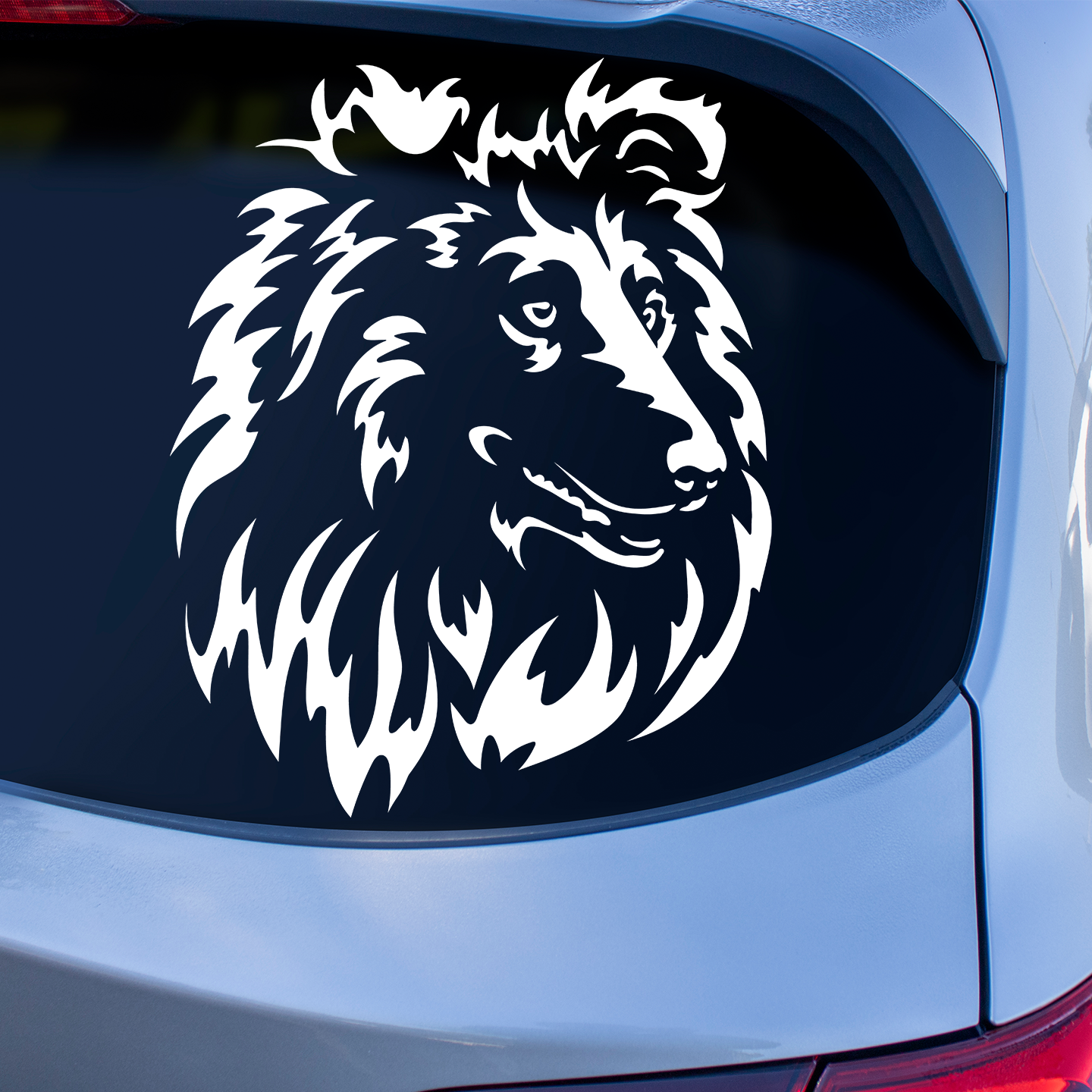 Rough Collie Sticker | Australian Made Dog Car Decals – Pet Stickers ...