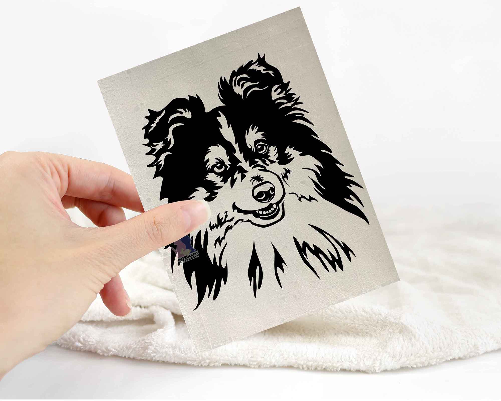 Shetland Sheepdog Sticker | Sheltie Dog Stickers Australia – Pet ...