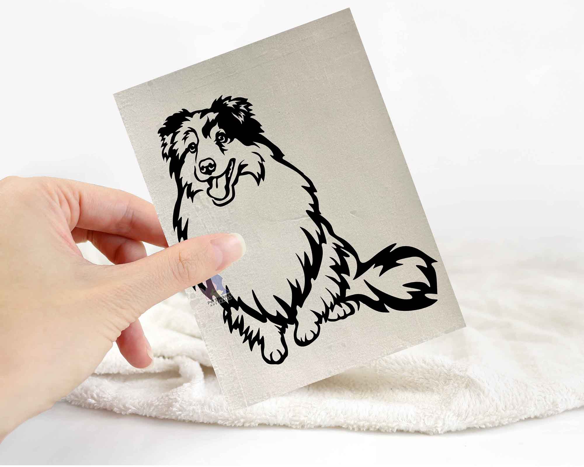 Shetland Sheepdog Sticker | Sheltie Dog Stickers Australia – Pet ...