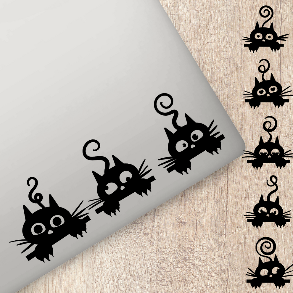 Sneaky Cats Stickers| Cat Stickers For Cars Australia – Pet Stickers ...
