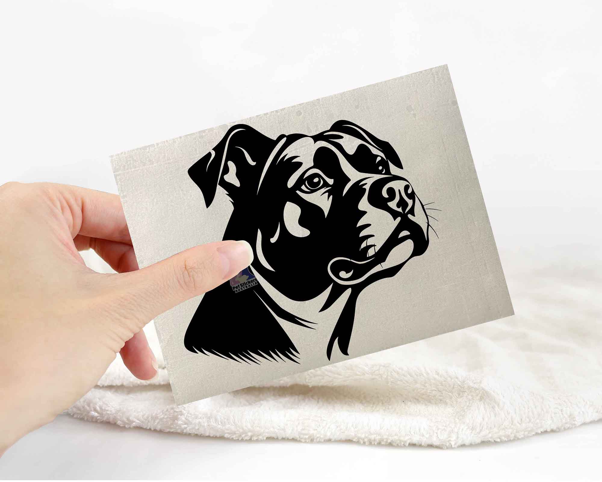 Staffy Sticker | Dog Stickers For Cars – Pet Stickers Australia