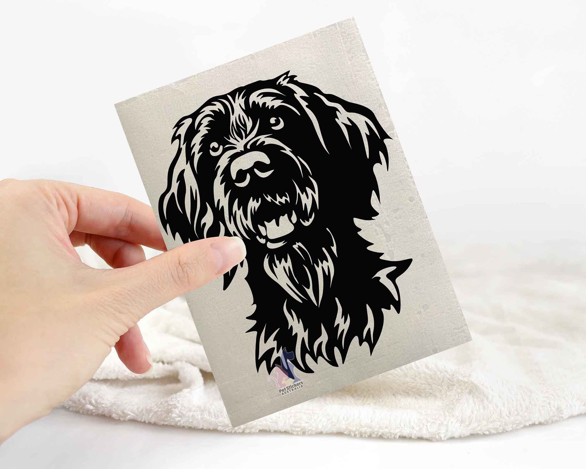 German Wirehaired Pointer Sticker | Dog Stickers For Cars – Pet ...