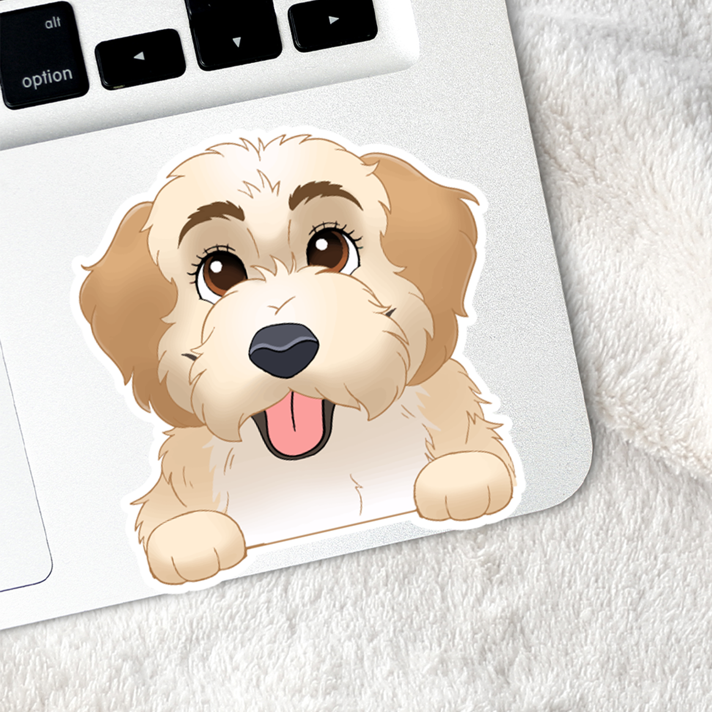 Cavapoo Sticker | Super Cute Dog Stickers Australia – Pet Stickers ...