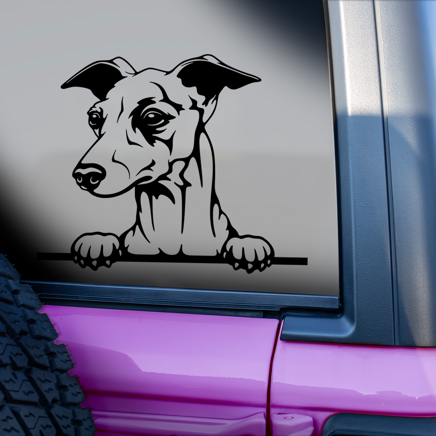 Italian Greyhound Sticker | Dog Stickers For Cars Australia – Pet ...