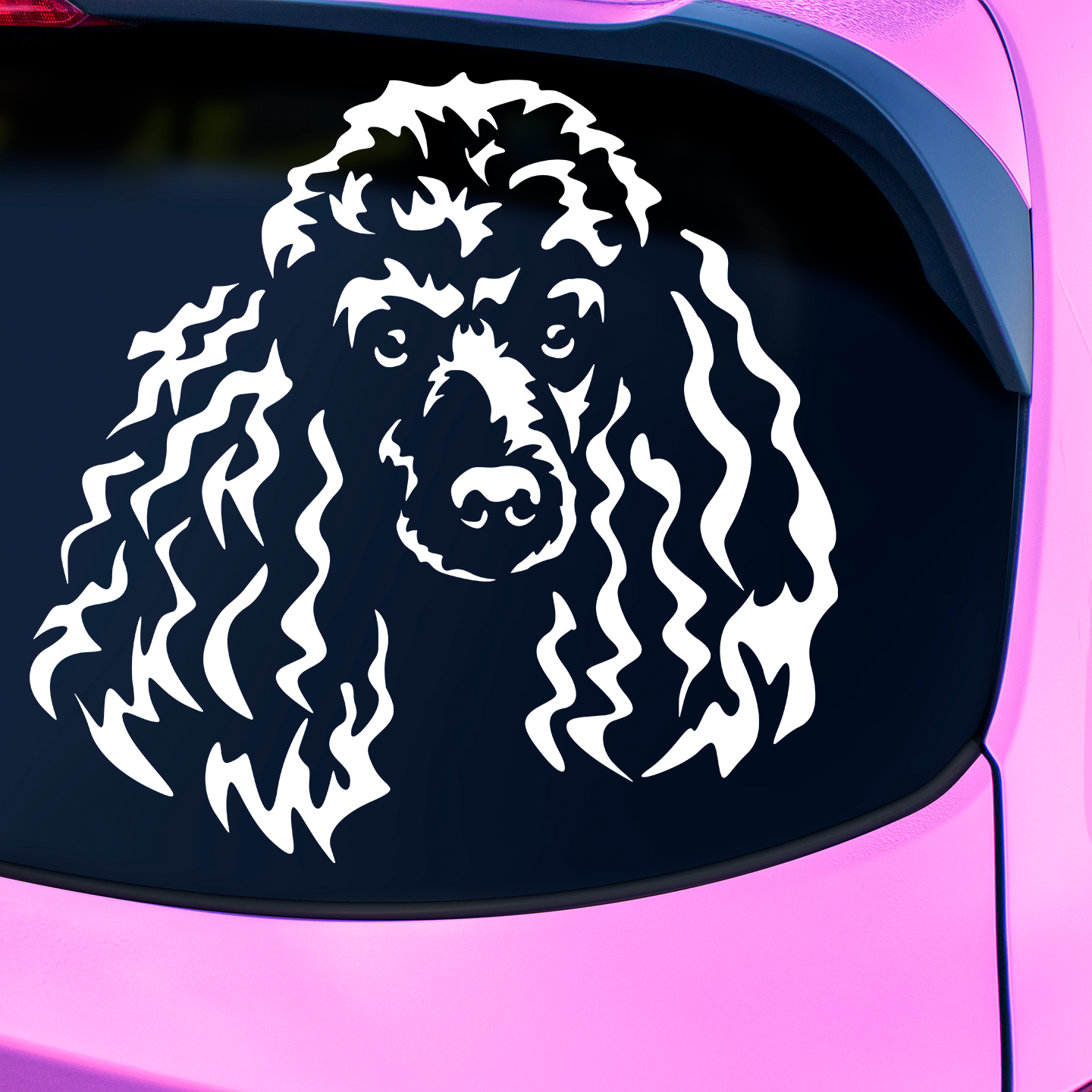 Poodle Sticker | Dog Stickers For Cars Australia – Pet Stickers Australia