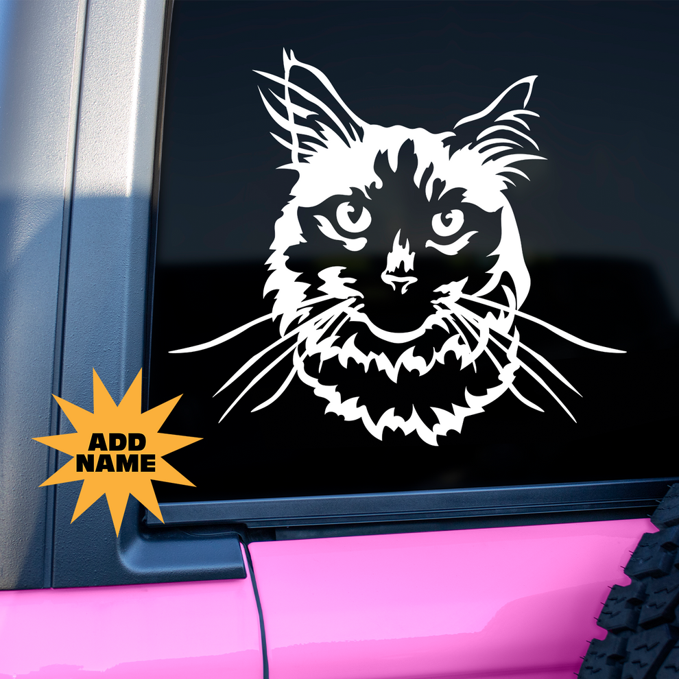 Ragdoll Cat Sticker | Cat Stickers For Cars Australia – Pet Stickers ...