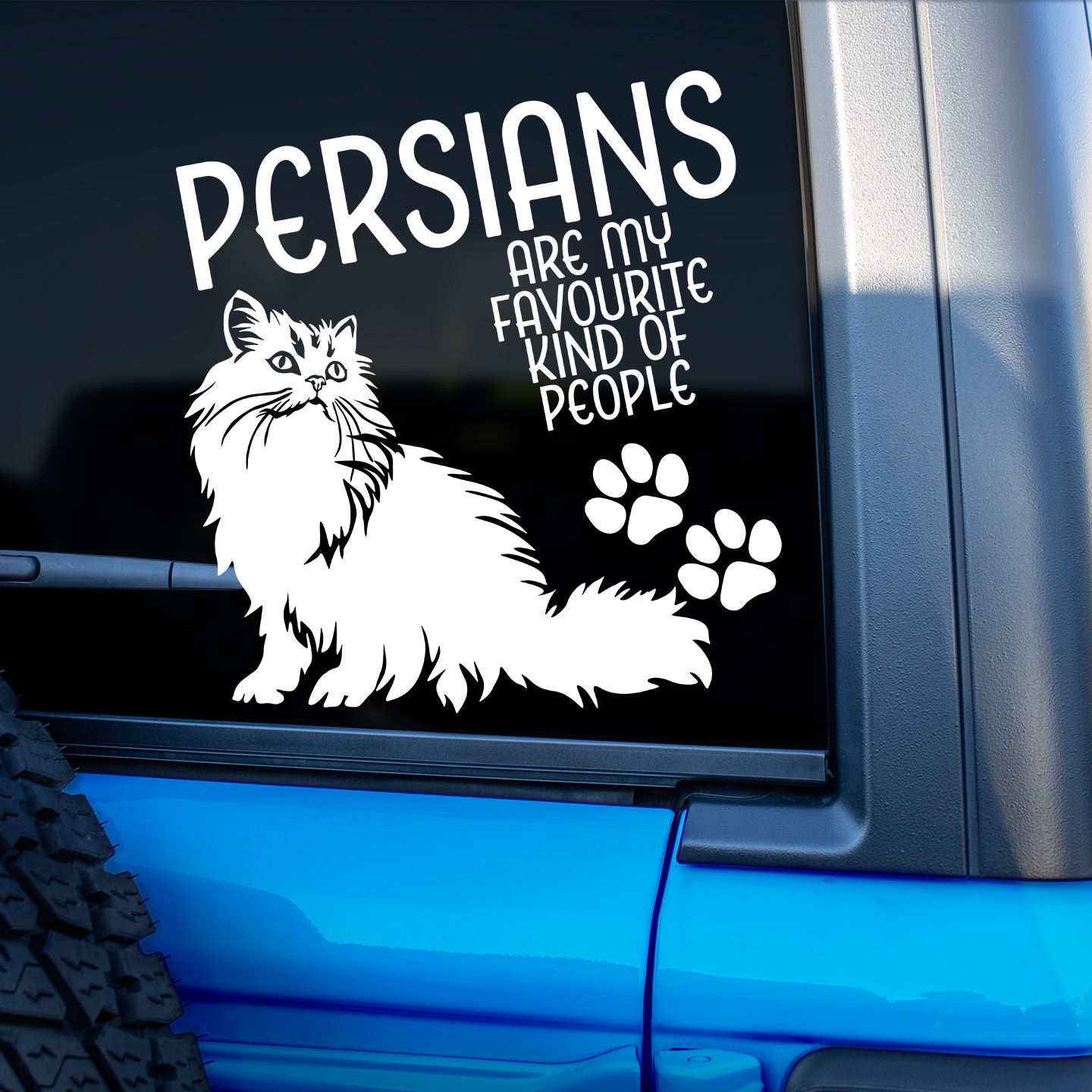 Persians Are My Favourite Kind Of People Sticker | Cat Stickers – Pet ...