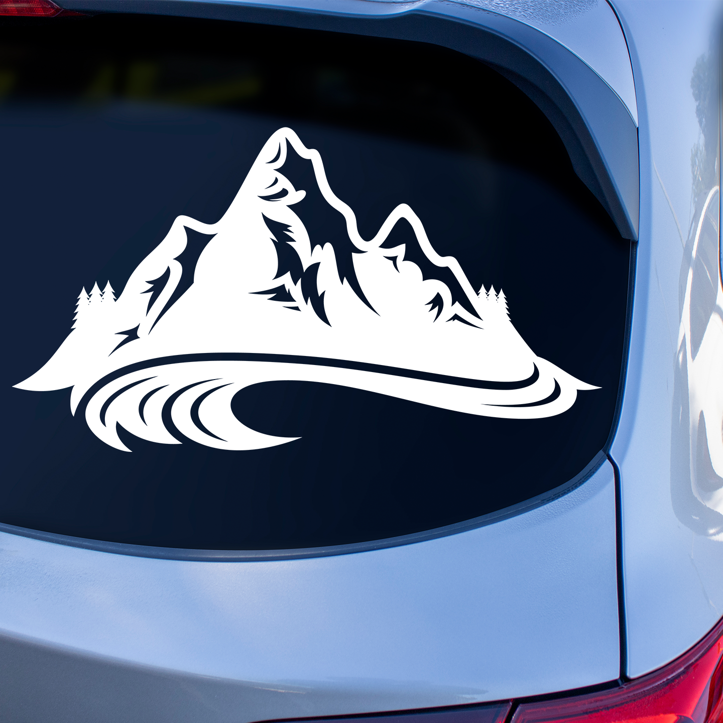 Mountain Decal | Landscape Stickers Cars SUVS 4WDs – Pet Stickers Australia