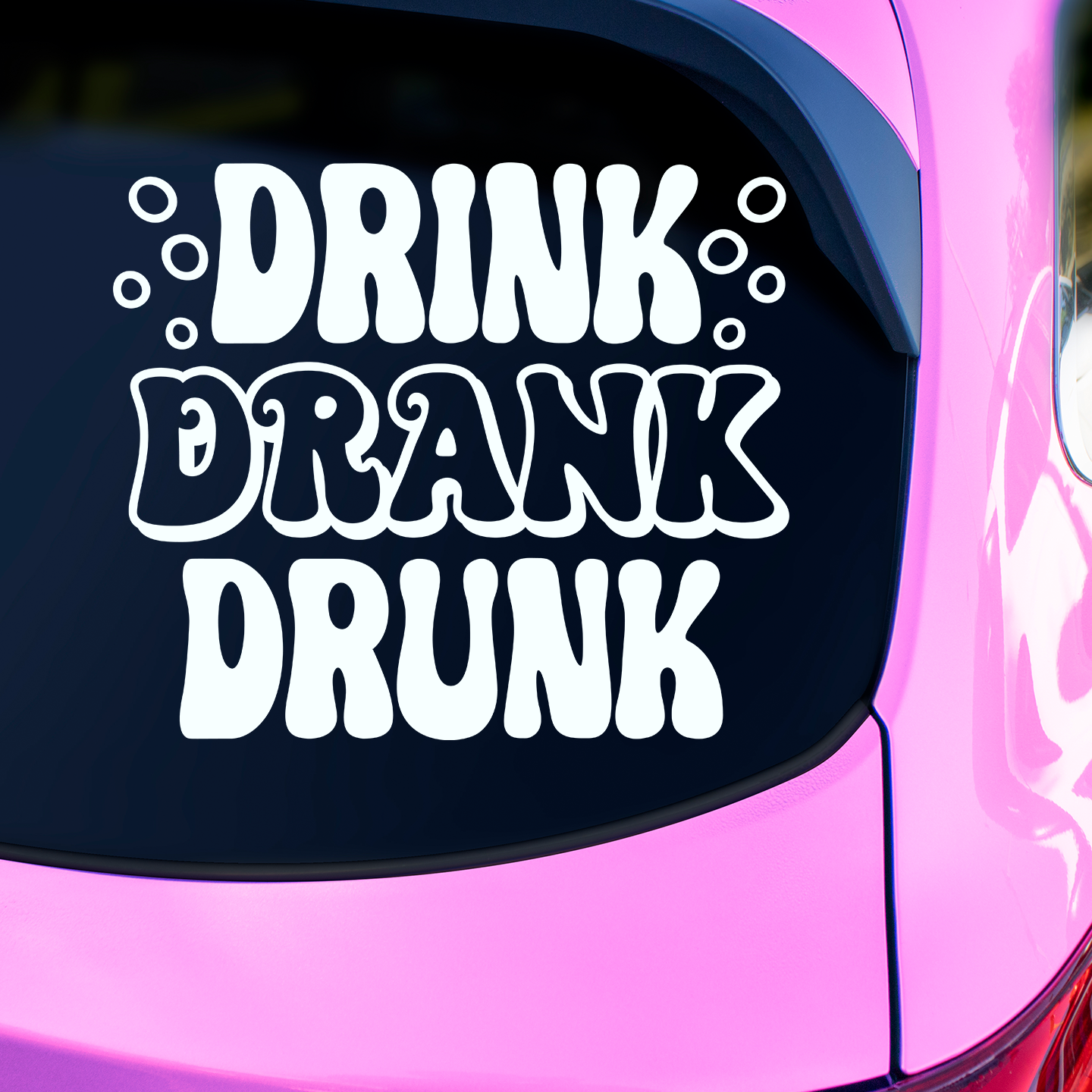Drink Drank Drunk Sticker | Funny Drinking Decals – Pet Stickers Australia