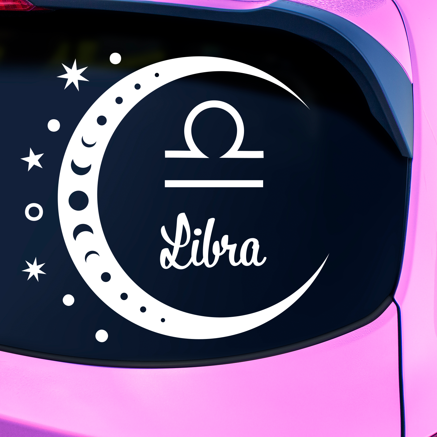 Libra Zodiac Sticker | Astrology Stickers For Cars Australia – Pet ...