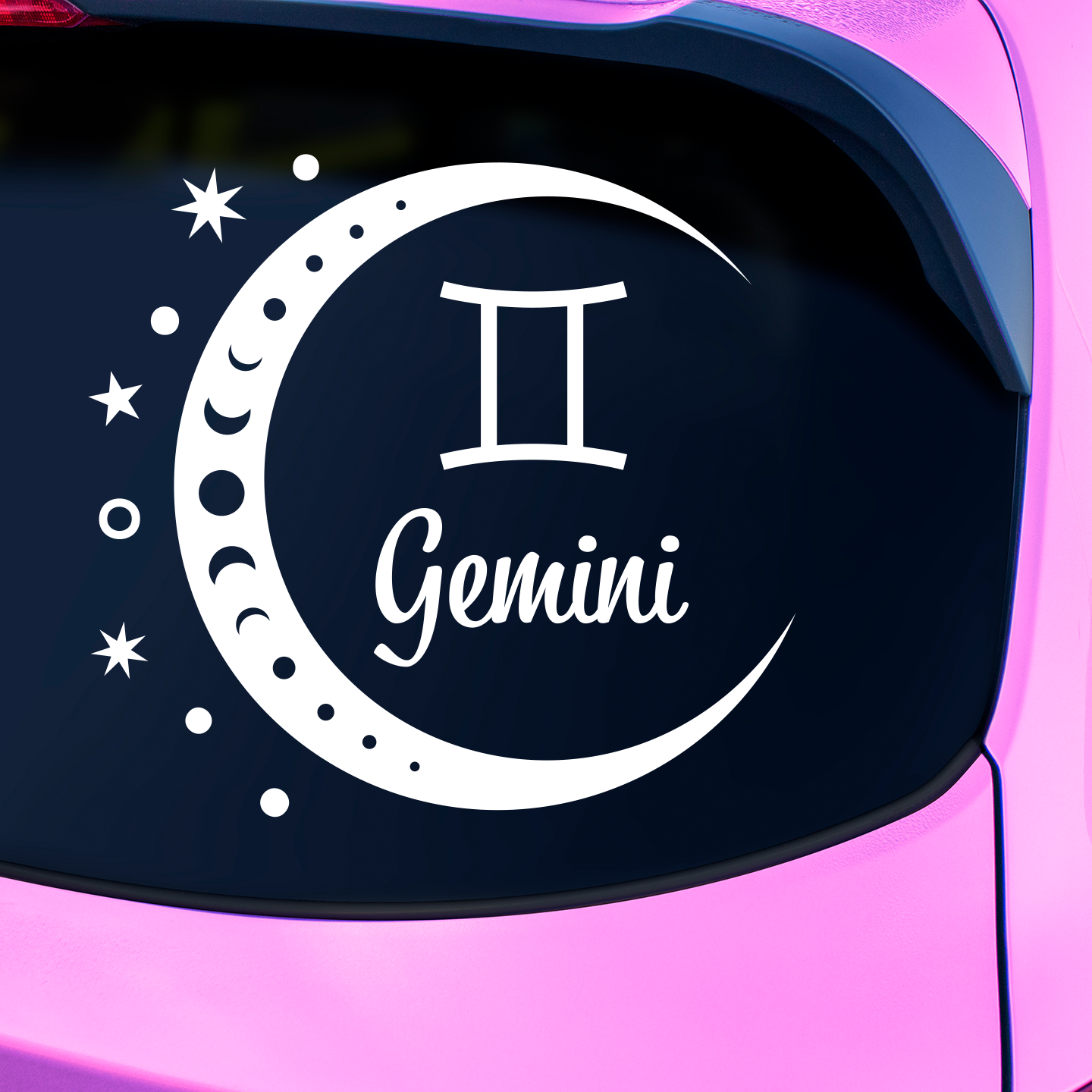 Gemini Zodiac Sticker | Astrology Stickers For Cars Australia – Pet ...