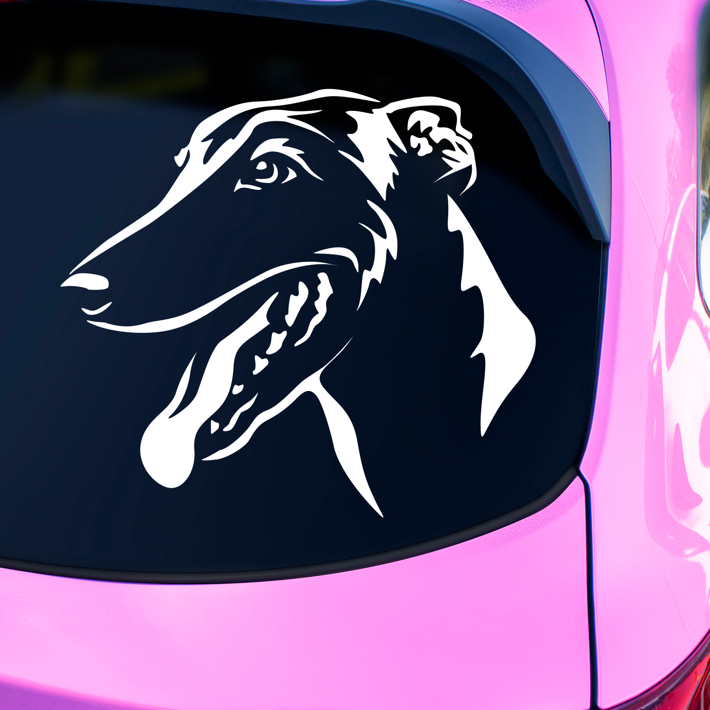 Greyhound Sticker | Dog Stickers For Cars Australia – Pet Stickers ...