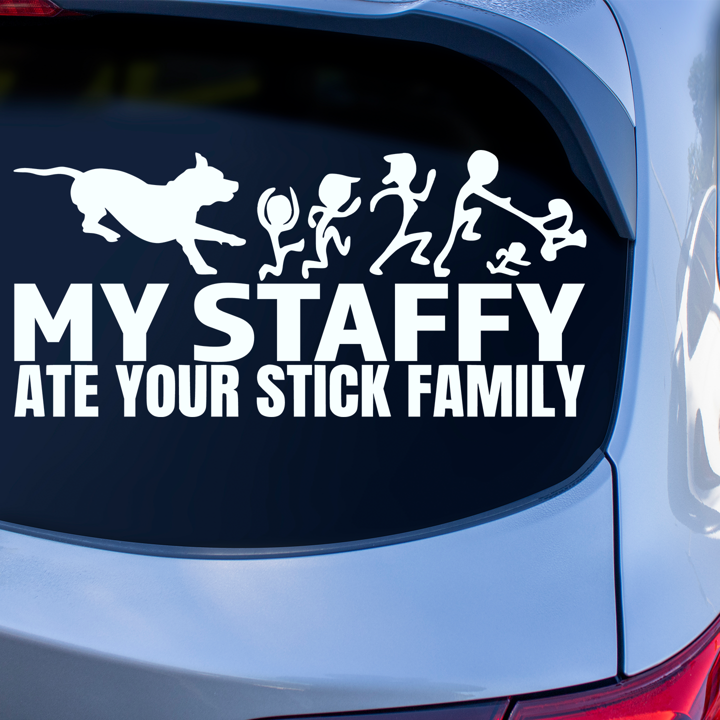 Funny Staffordshire Bull Terrier Sticker | Dog Stickers Australia – Pet ...