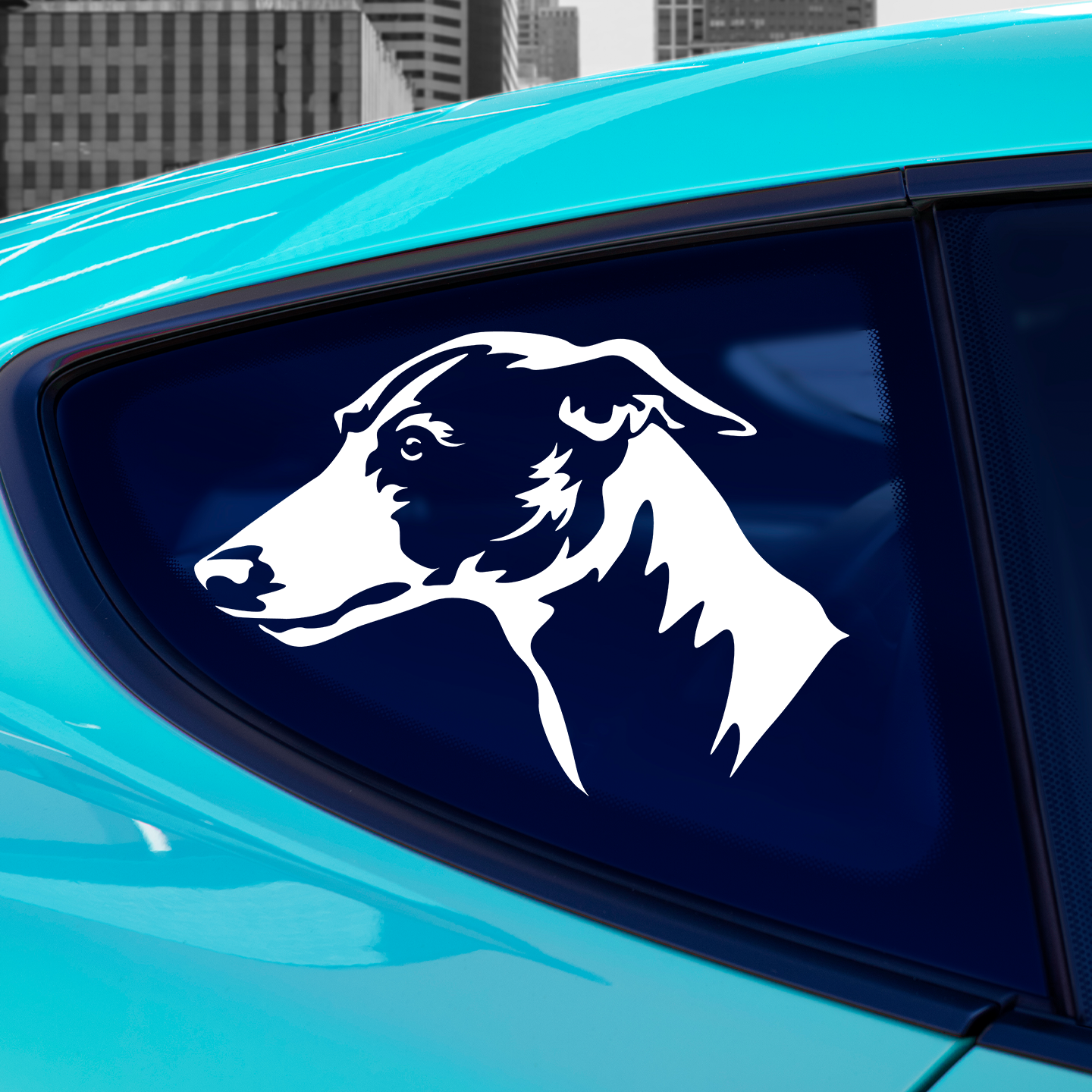 Whippet Sticker | Dog Stickers For Cars Australia – Pet Stickers Australia