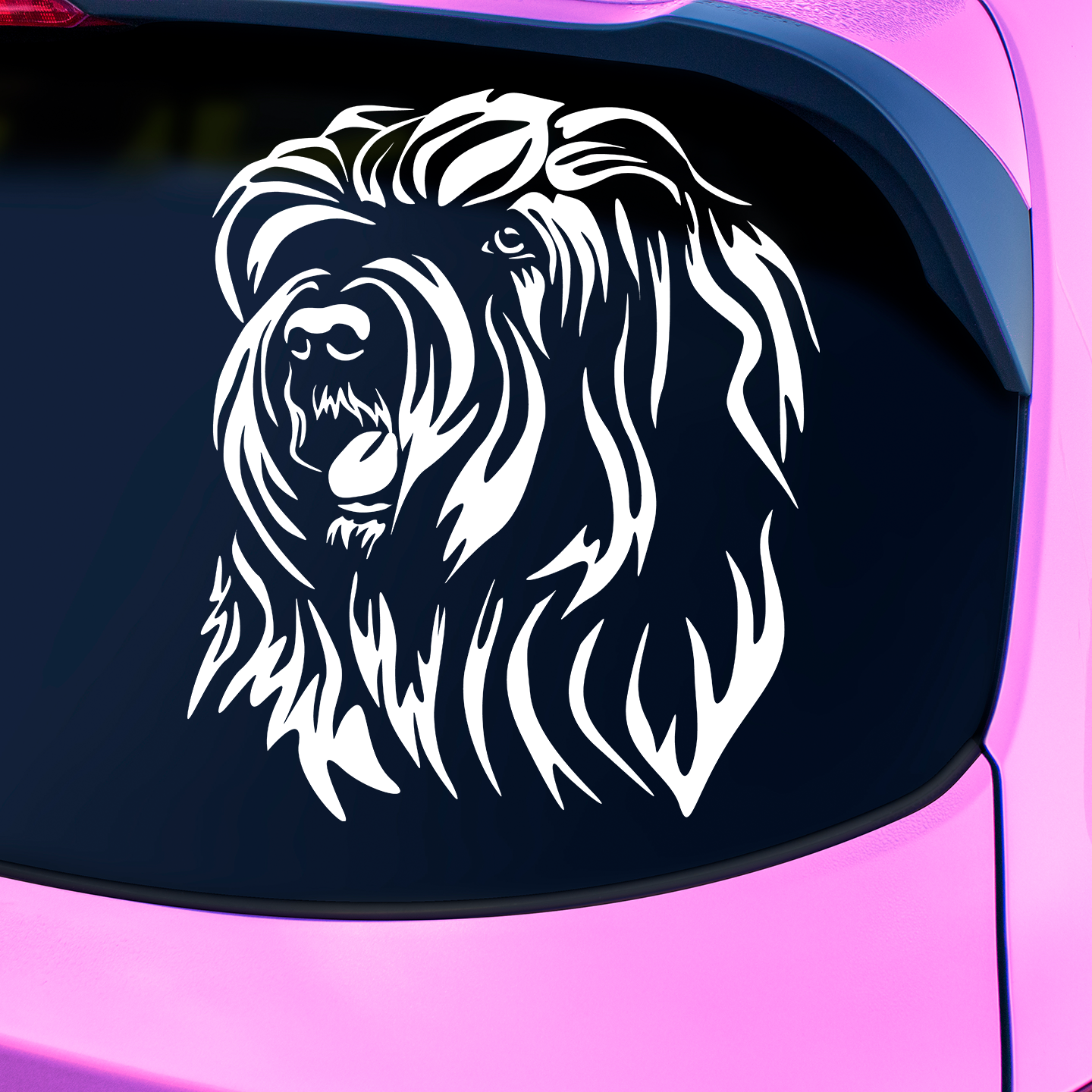 Bearded Collie Sticker | Dog Stickers For Cars Australia – Pet Stickers ...