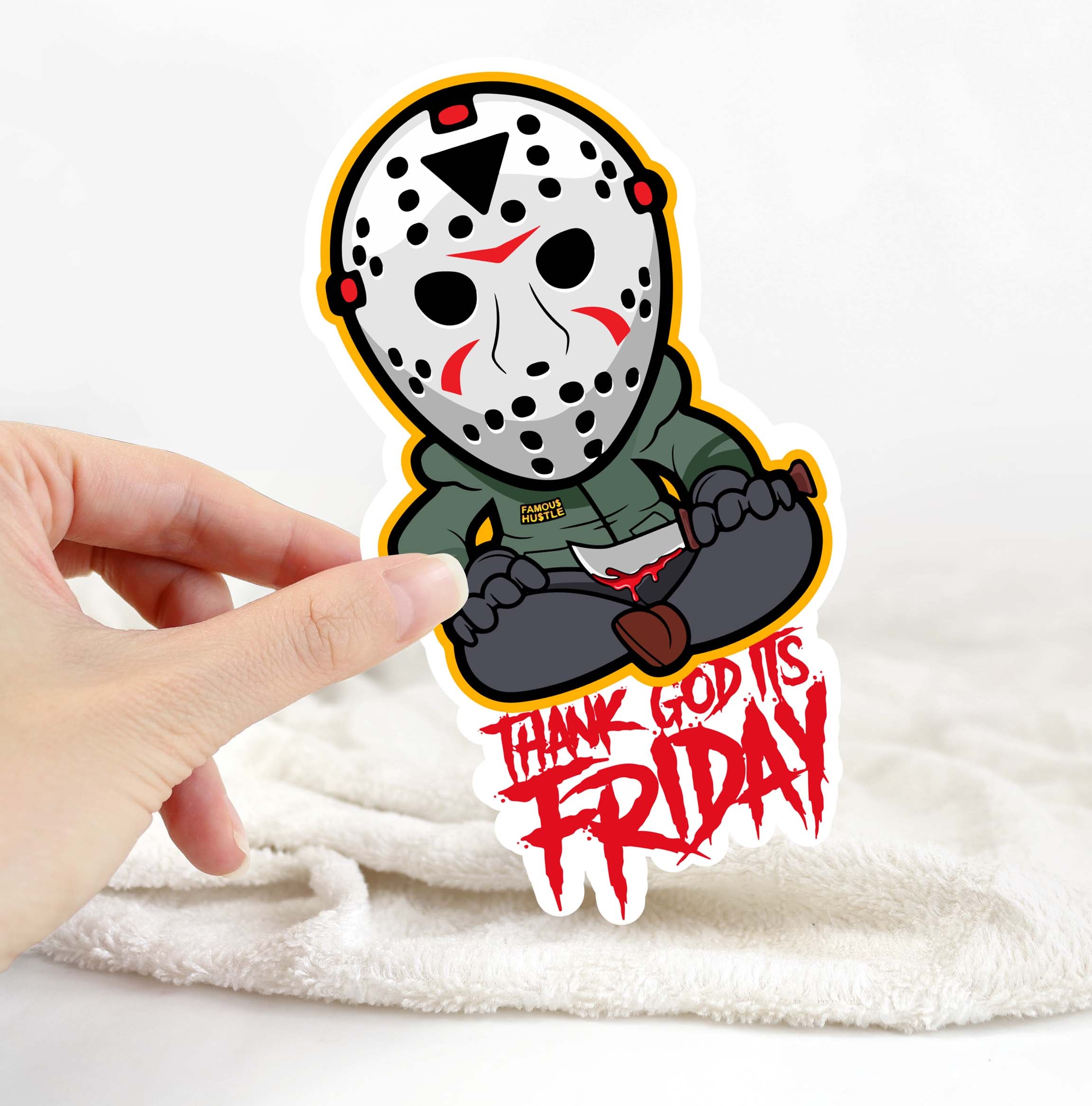 Thank God Its Friday Stickers | Vintage Horror Movie Stickers – Pet ...