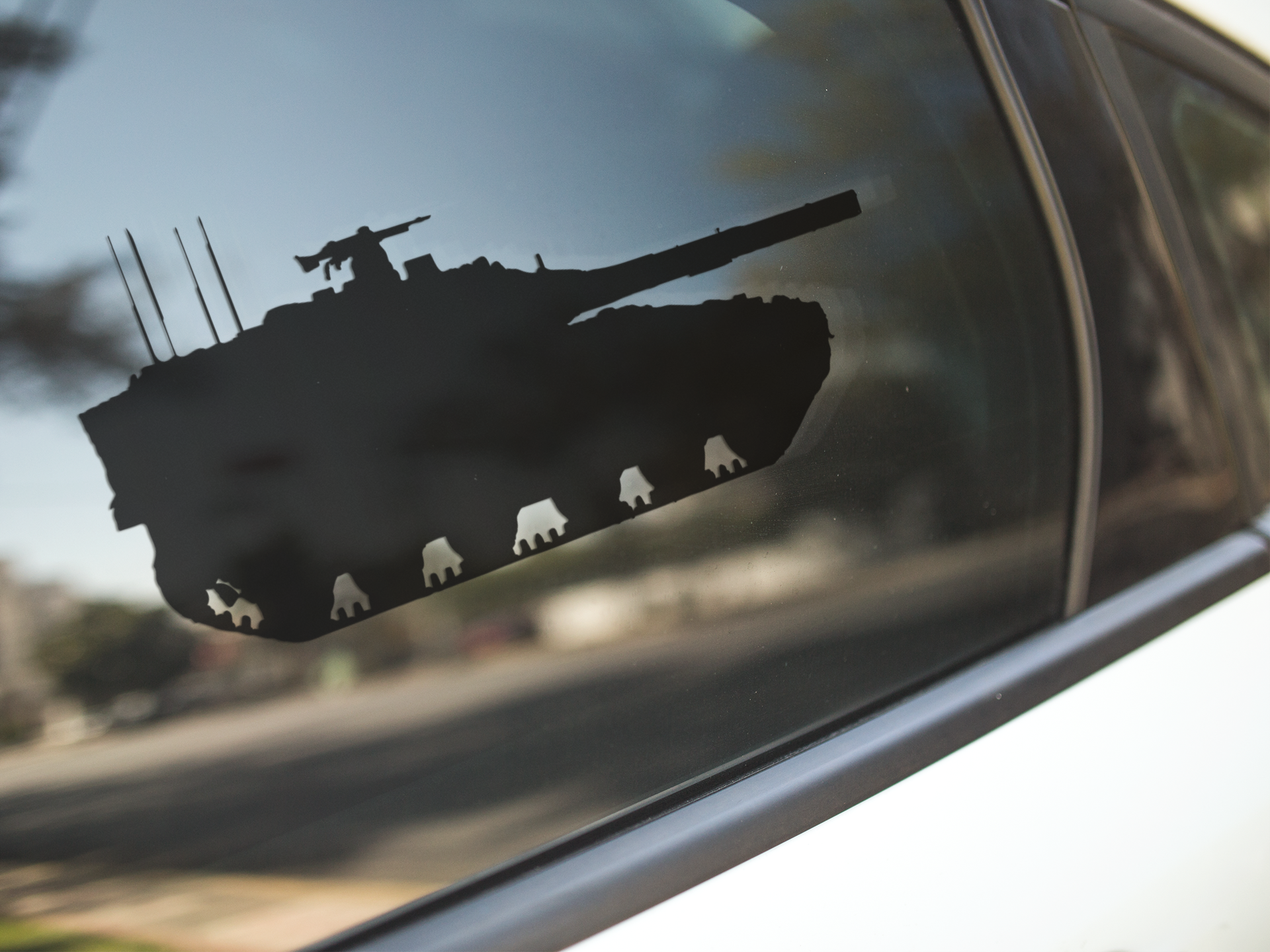 Merkava Tank Sticker | Military Tank Silhouette Decals – Pet Stickers ...