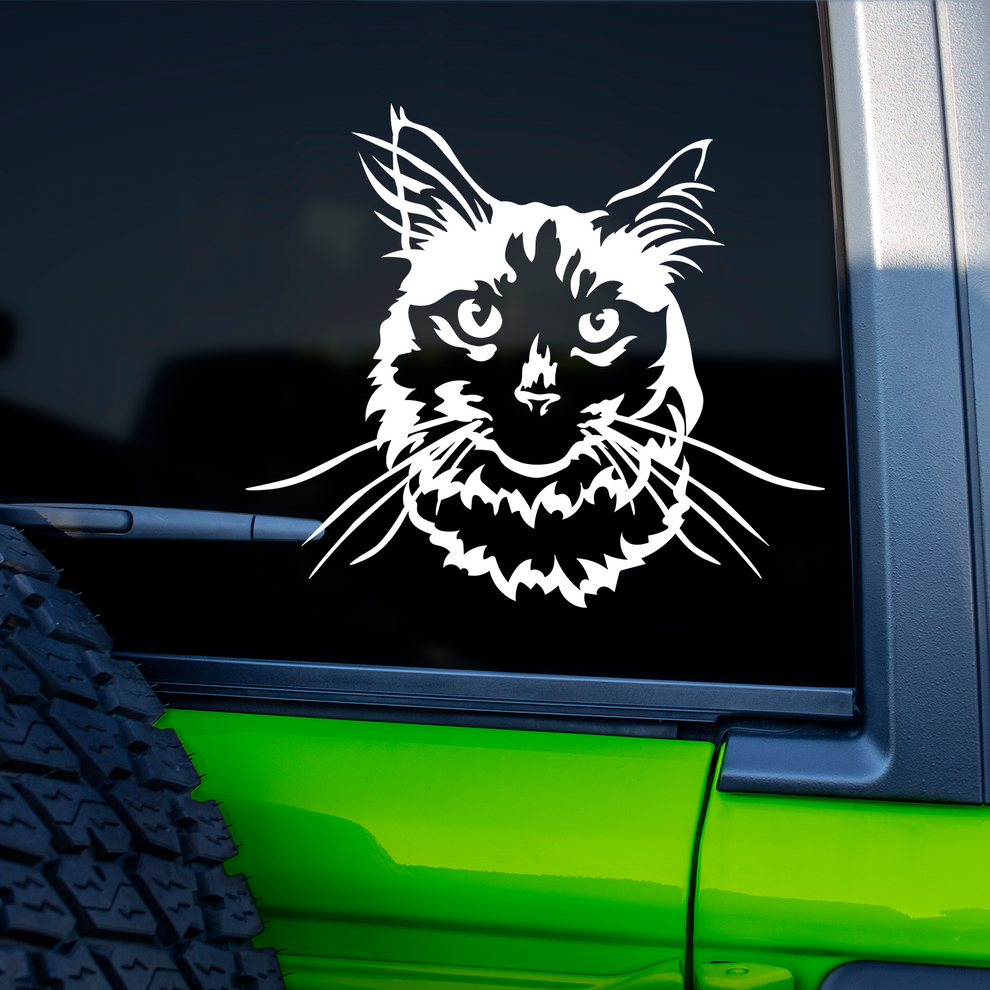 Ragdoll Cat Sticker | Cat Stickers For Cars Australia – Pet Stickers ...