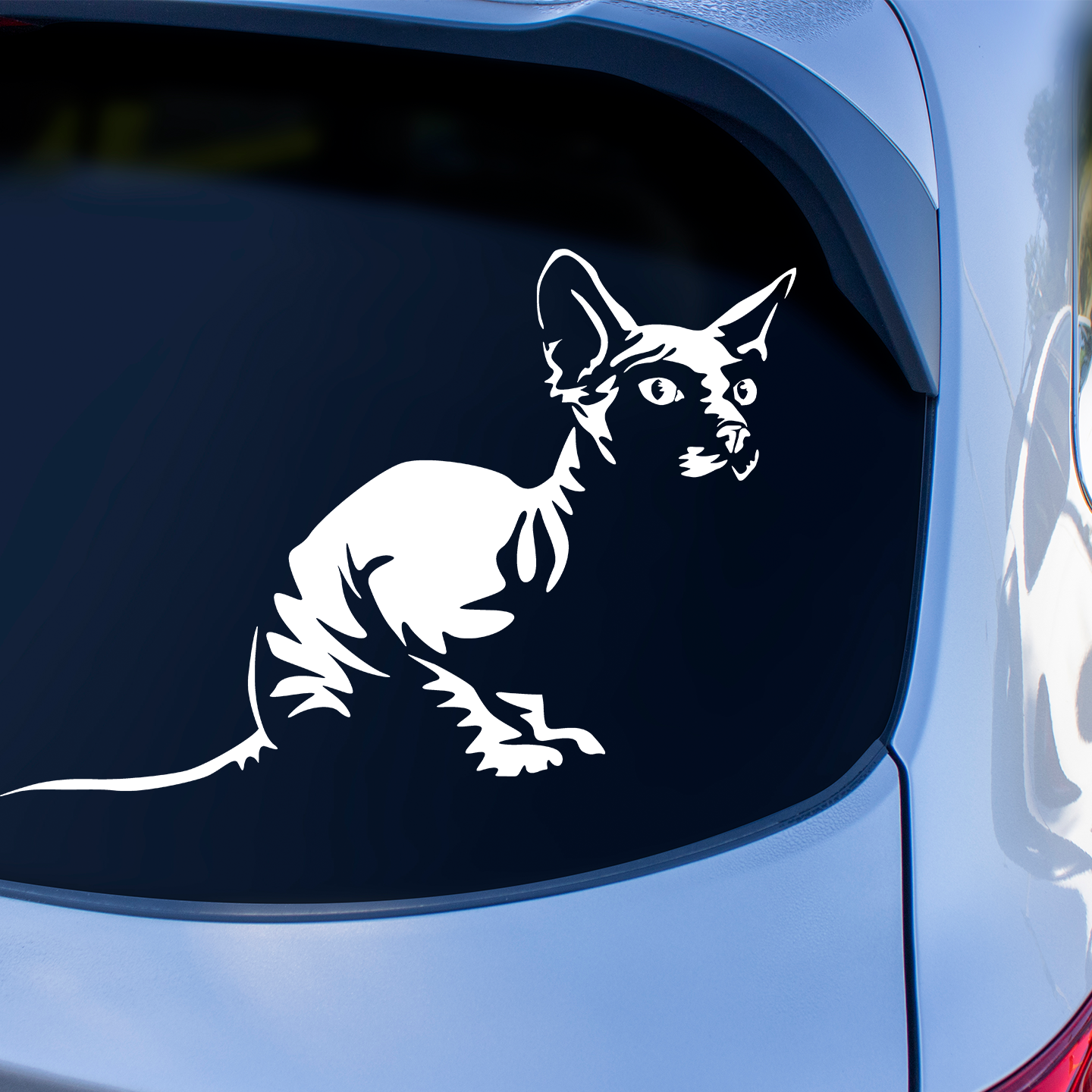 Sphynx Cat Sticker | Cat Stickers For Cars Australia – Pet Stickers ...